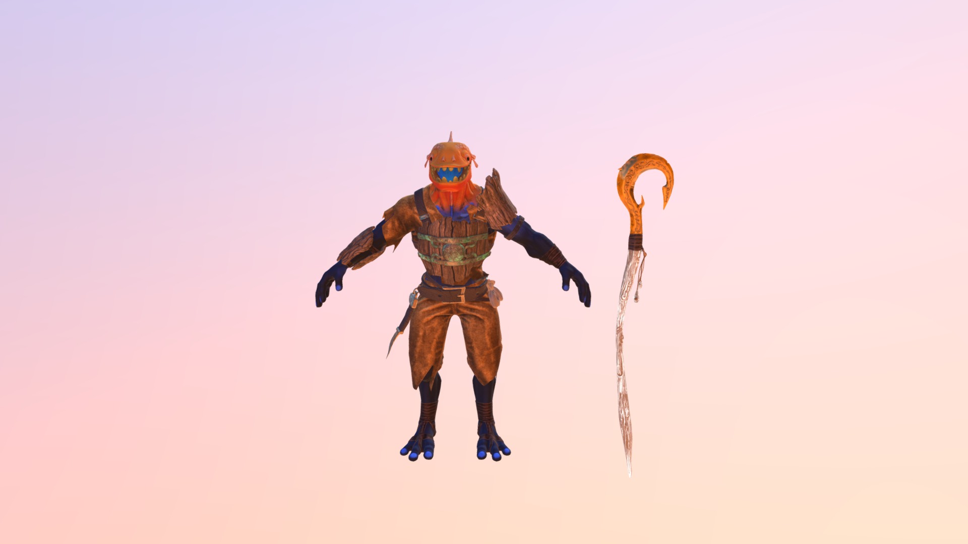 Lizard man texture - 3D model by crypticcoke [a7bf73d] - Sketchfab