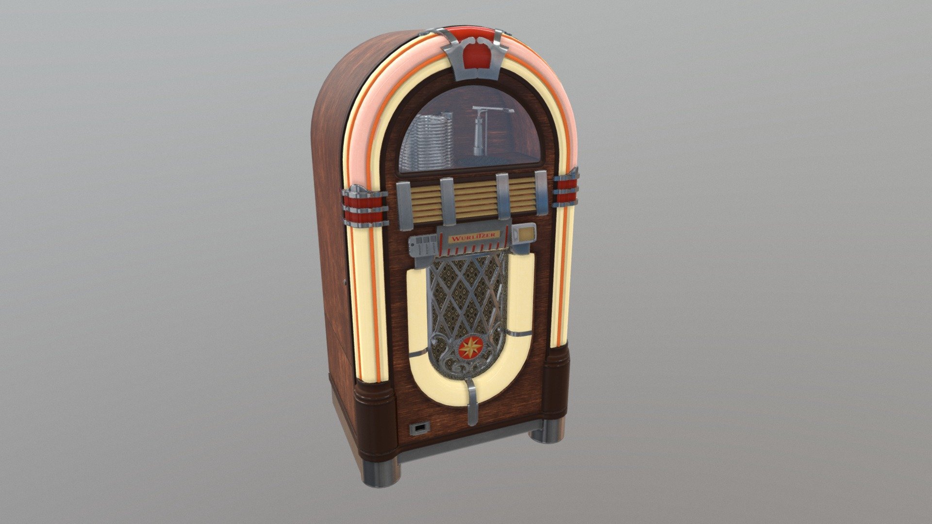 Juke Box LP - 3D model by daaneimers [a7bf8d4] - Sketchfab