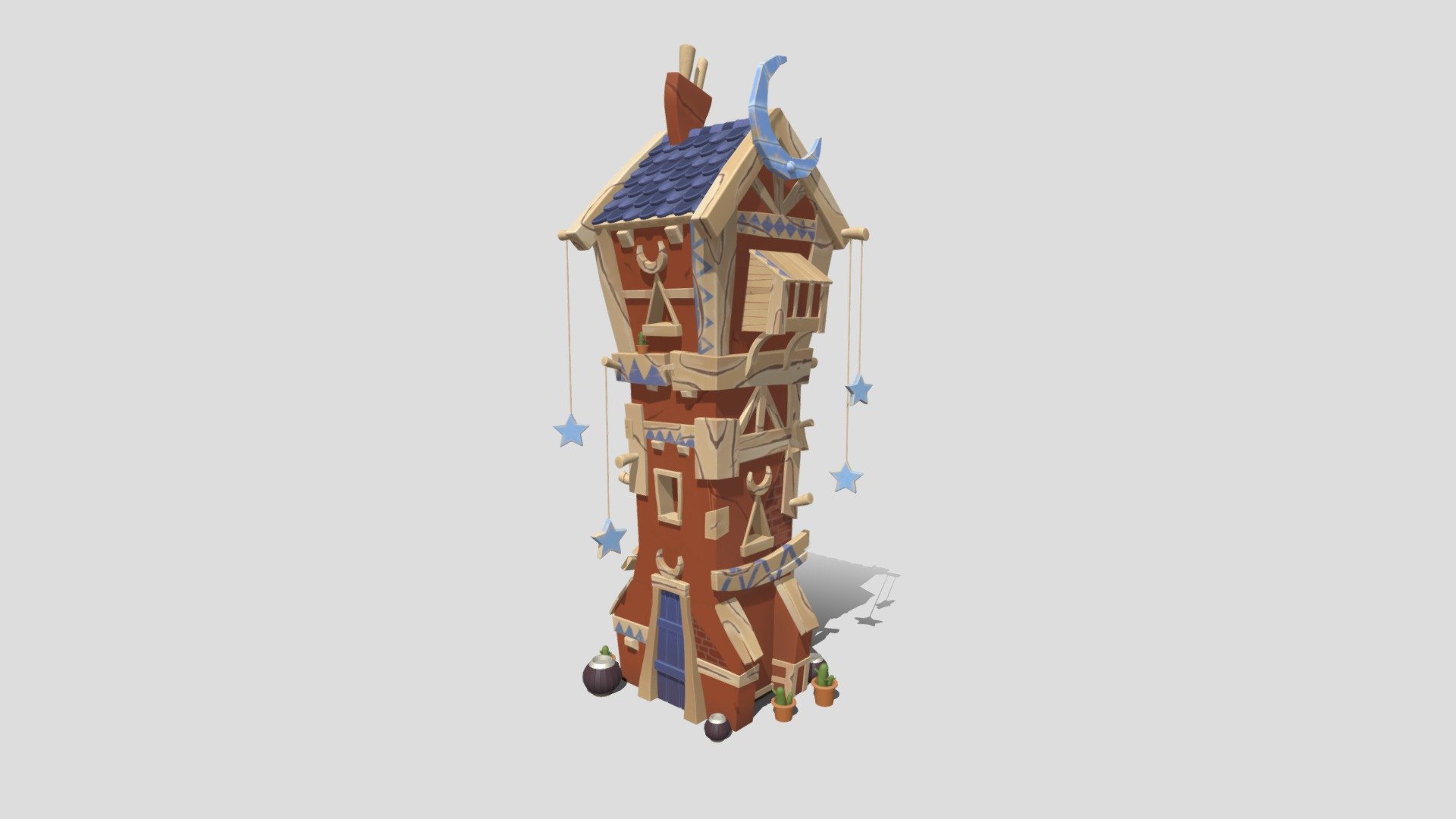 Stylised home (v2) - 3D model by pingvi_28 [a7bfb78] - Sketchfab