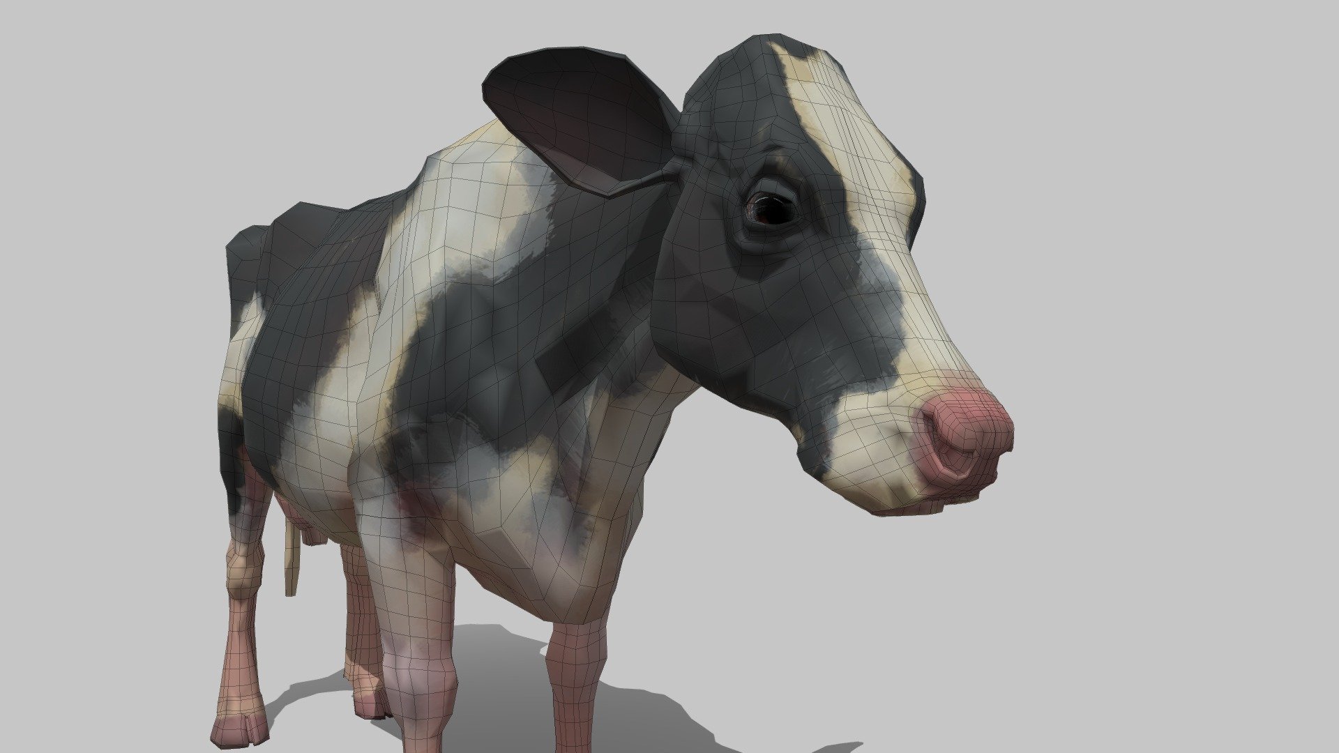 cow - Buy Royalty Free 3D model by gamoo [a7bfd30] - Sketchfab Store