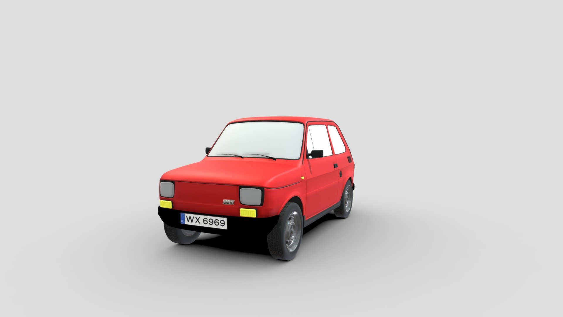 Fiat 126p - Download Free 3D model by mohamed ouartassi ...