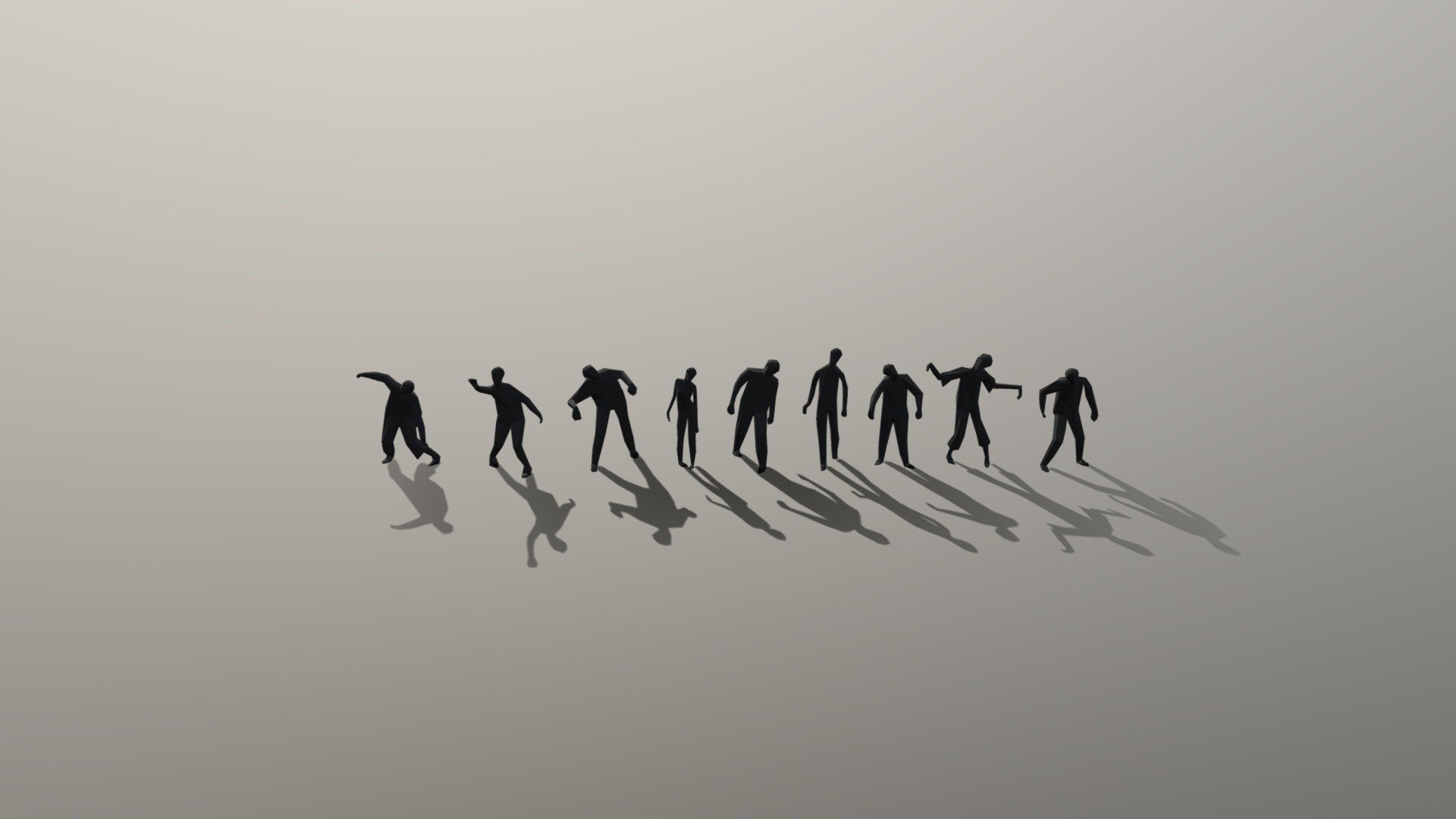 Low Poly Zombies Pack - Buy Royalty Free 3D model by ROH3D [a7c0cca ...