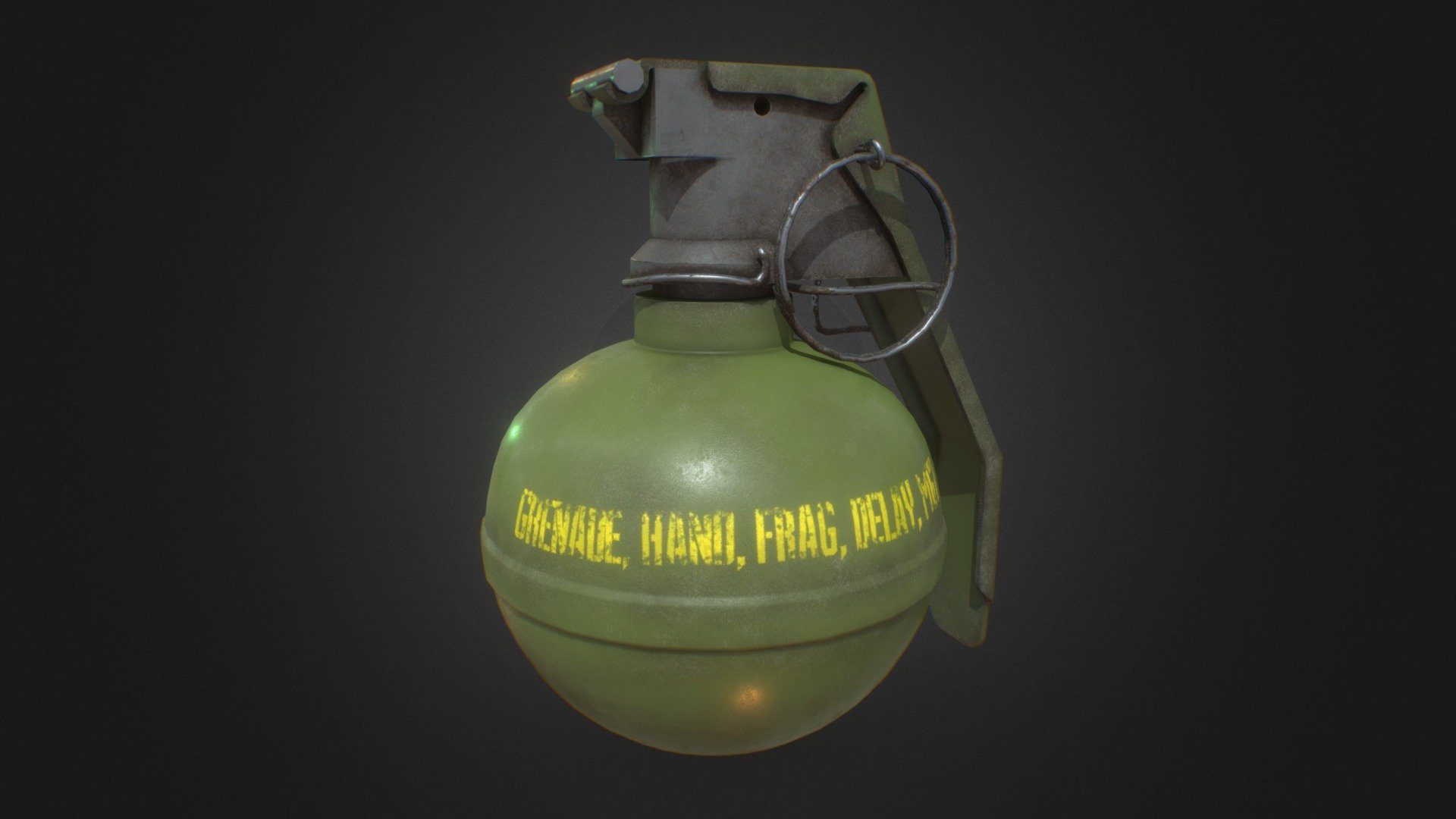M67 Grenade - Low Poly - Download Free 3D model by Maicon Viebrantz ...