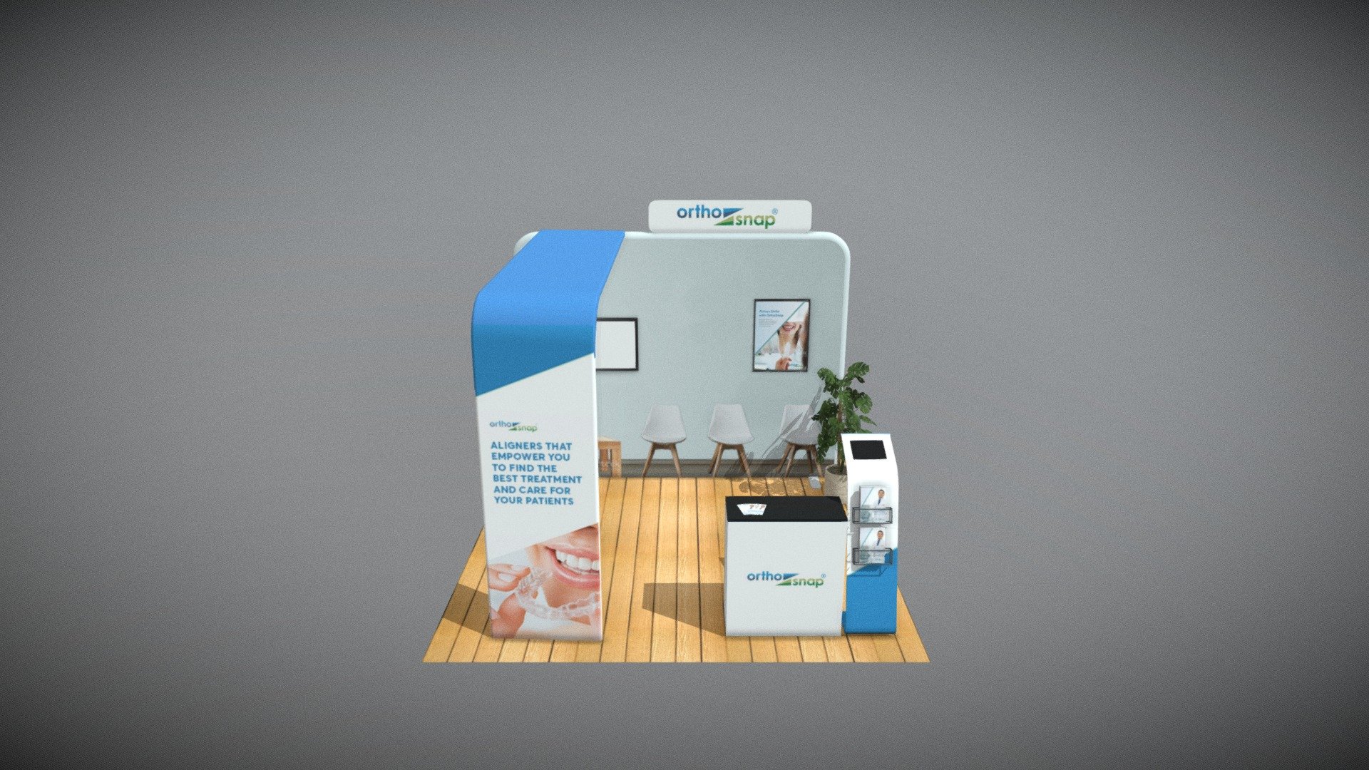 Orthosnap Booth 01 - 3D model by thinker88 [a7c4971] - Sketchfab