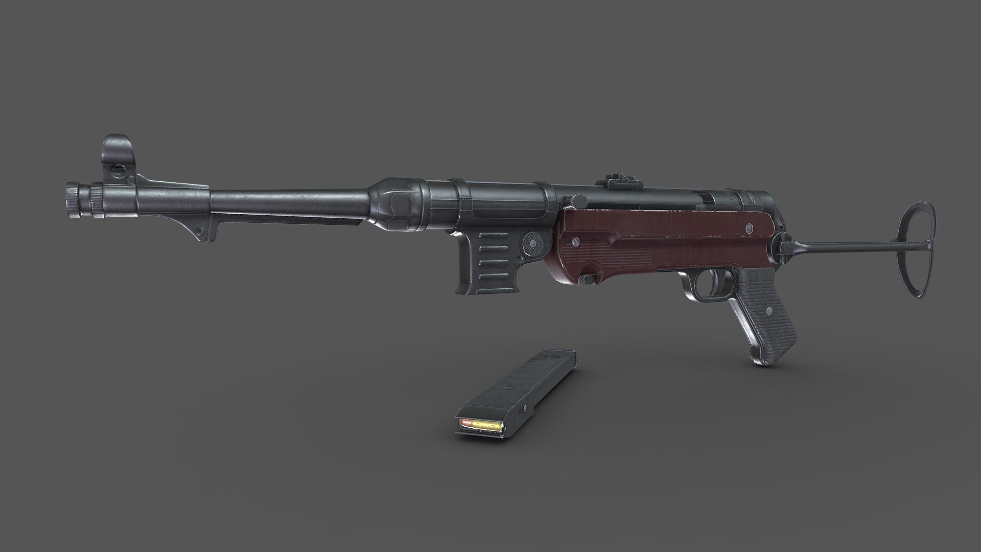 MP 40 Submachine Gun - Download Free 3D model by MaX3Dd [a7c4dfe ...
