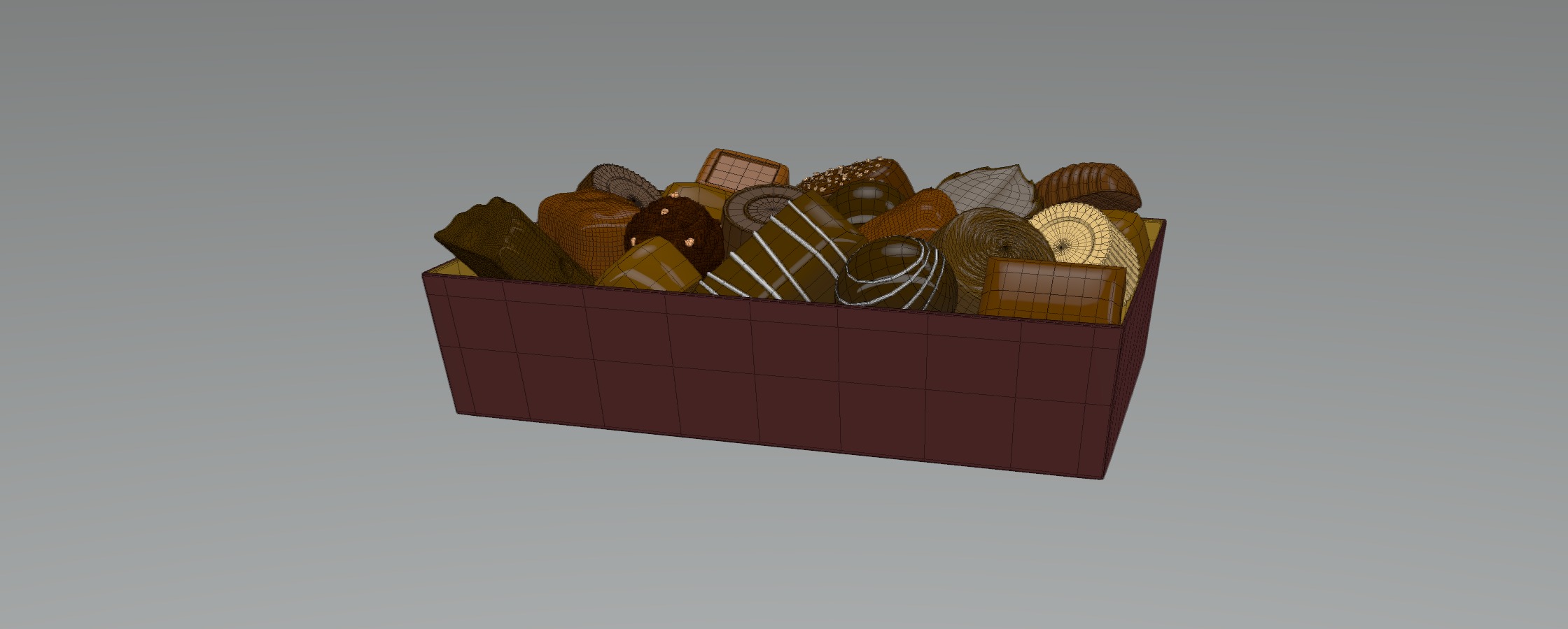 Chocolate Box - 3D model by Guillaume Rajaona (@guil) [a7c5c77] - Sketchfab