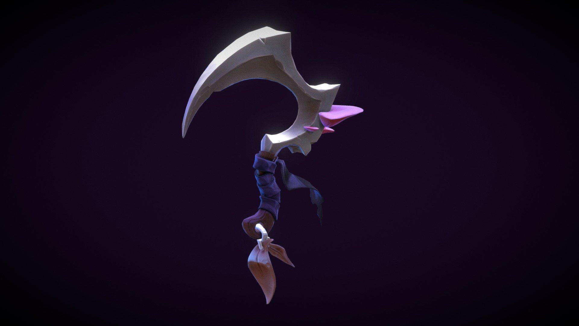 Spooky Scythe Asset - 3D model by xander.schiettekatte [a7c8707 ...