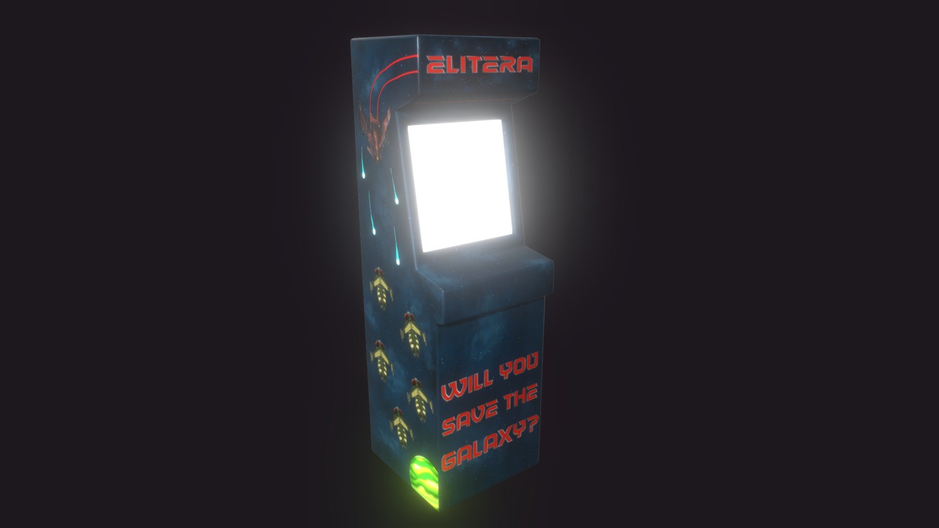Elitera Arcade machine Wrap Showcase - 3D model by Roy Fredriksz ...