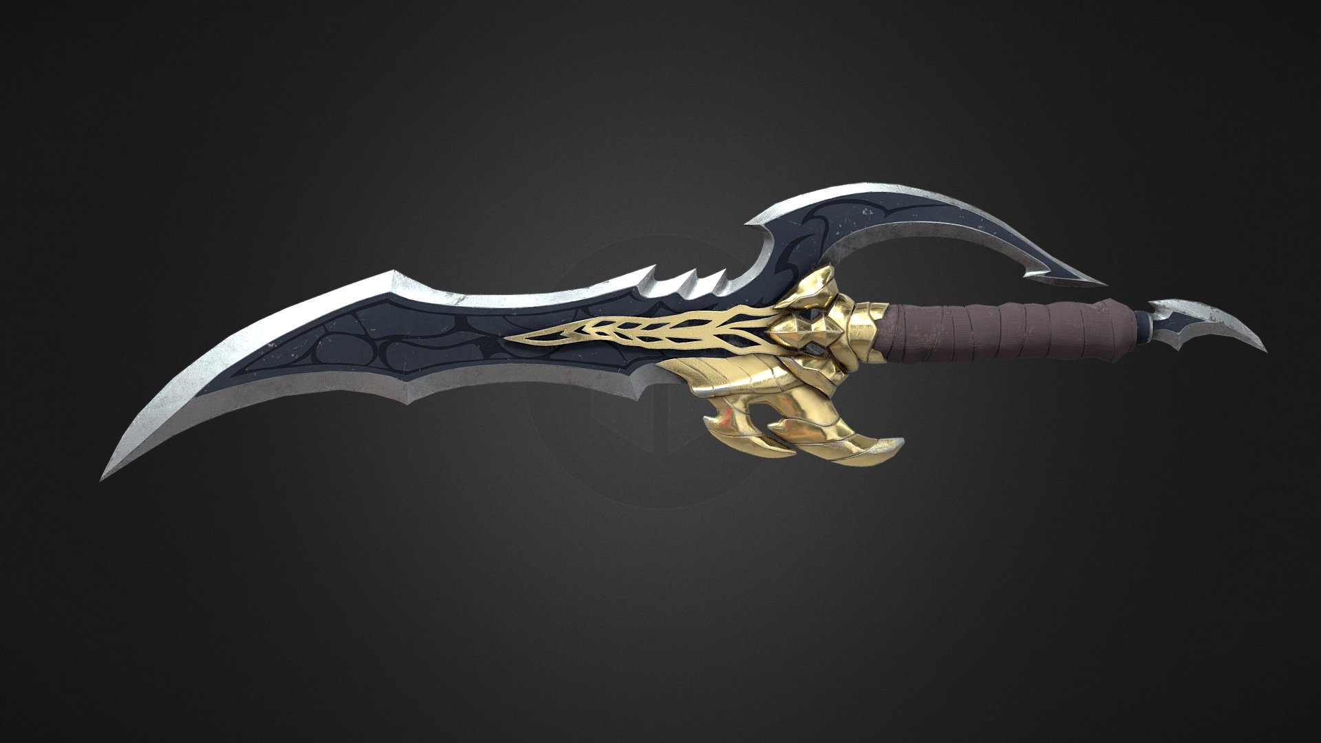 Solo Leveling Dagger – Semi Realistic | Fan Art - 3D model by Kachie_Is ...