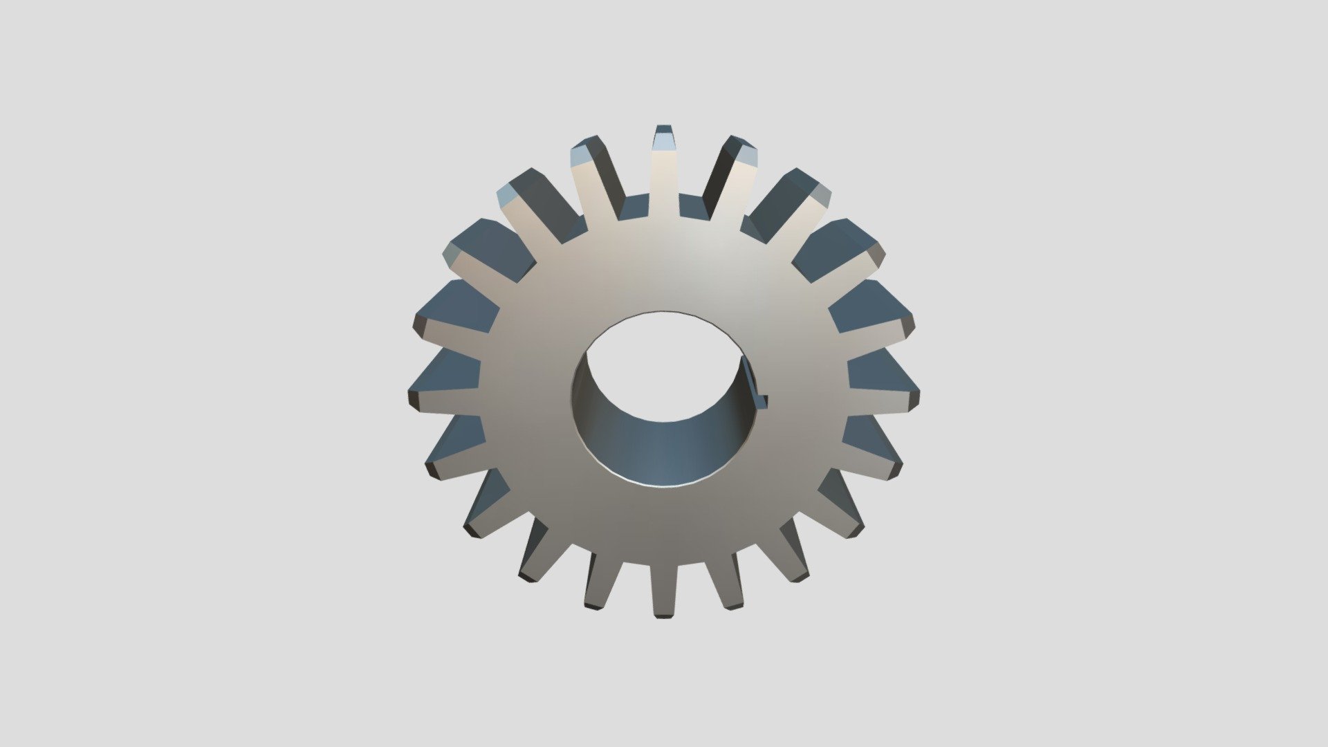 gear with pin stop - 3D model by gabriele.bouissa [a7c98e4] - Sketchfab
