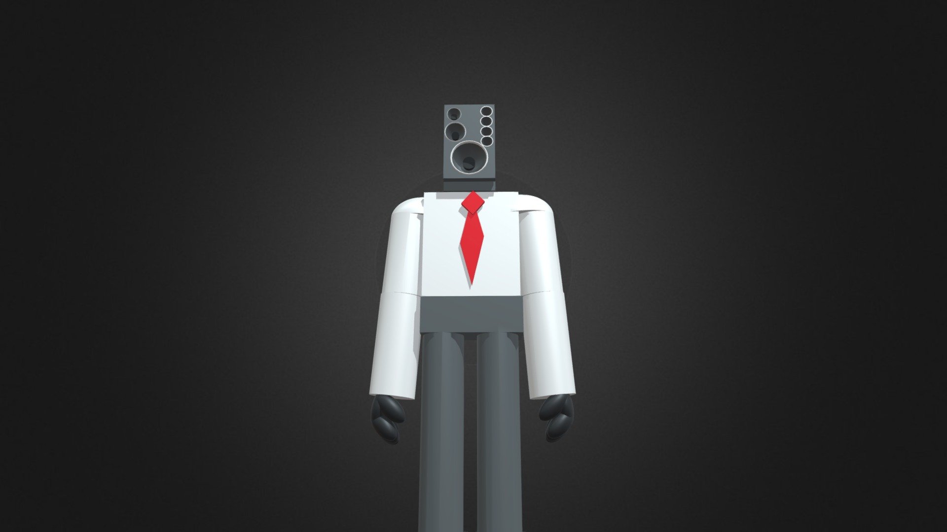 Large Speaker Man - Download Free 3D model by bunny man (@bunny_man ...