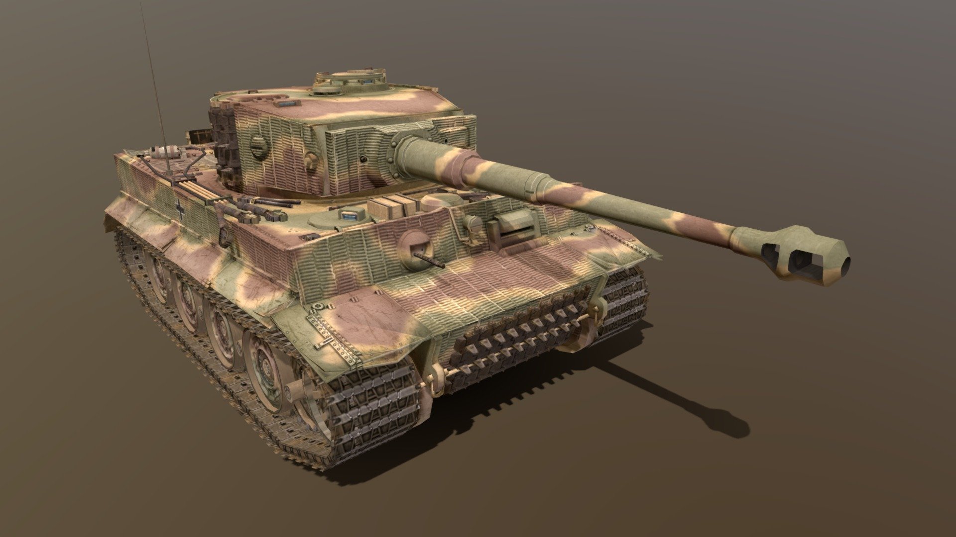 Tiger I (Late prod.) - Download Free 3D model by 42manako [a7cfd0f ...