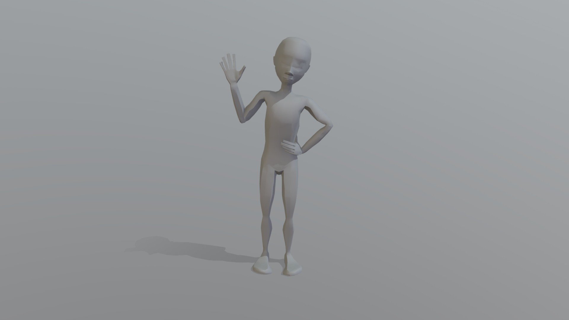 Waving Man Model - 3D model by laurenwright [a7d1503] - Sketchfab