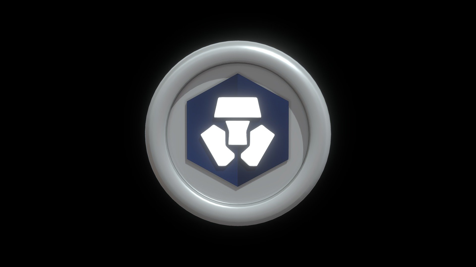 Cronos or CRO Crypto Coin with cartoon style - Buy Royalty Free 3D model by pakyucangkun ...