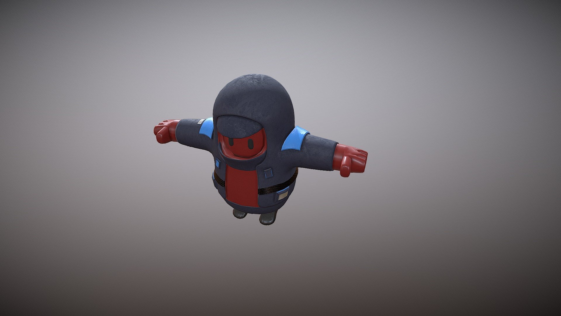 Fallguys - Arknights Doctor - 3D model by Psarli [a7d38ad] - Sketchfab