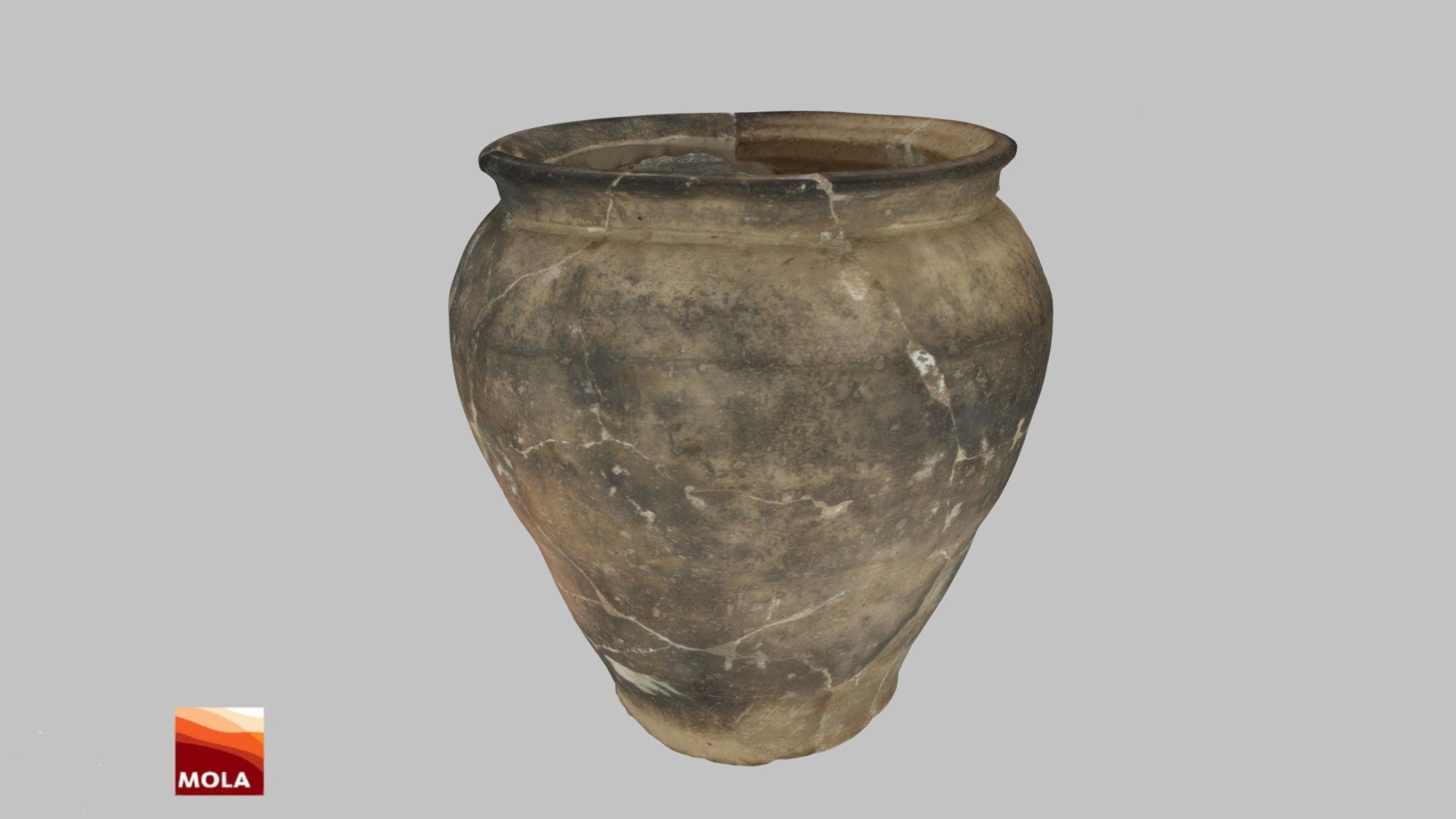 Roman lid-seated jar - 3D model by MOLA [a7d68d7] - Sketchfab