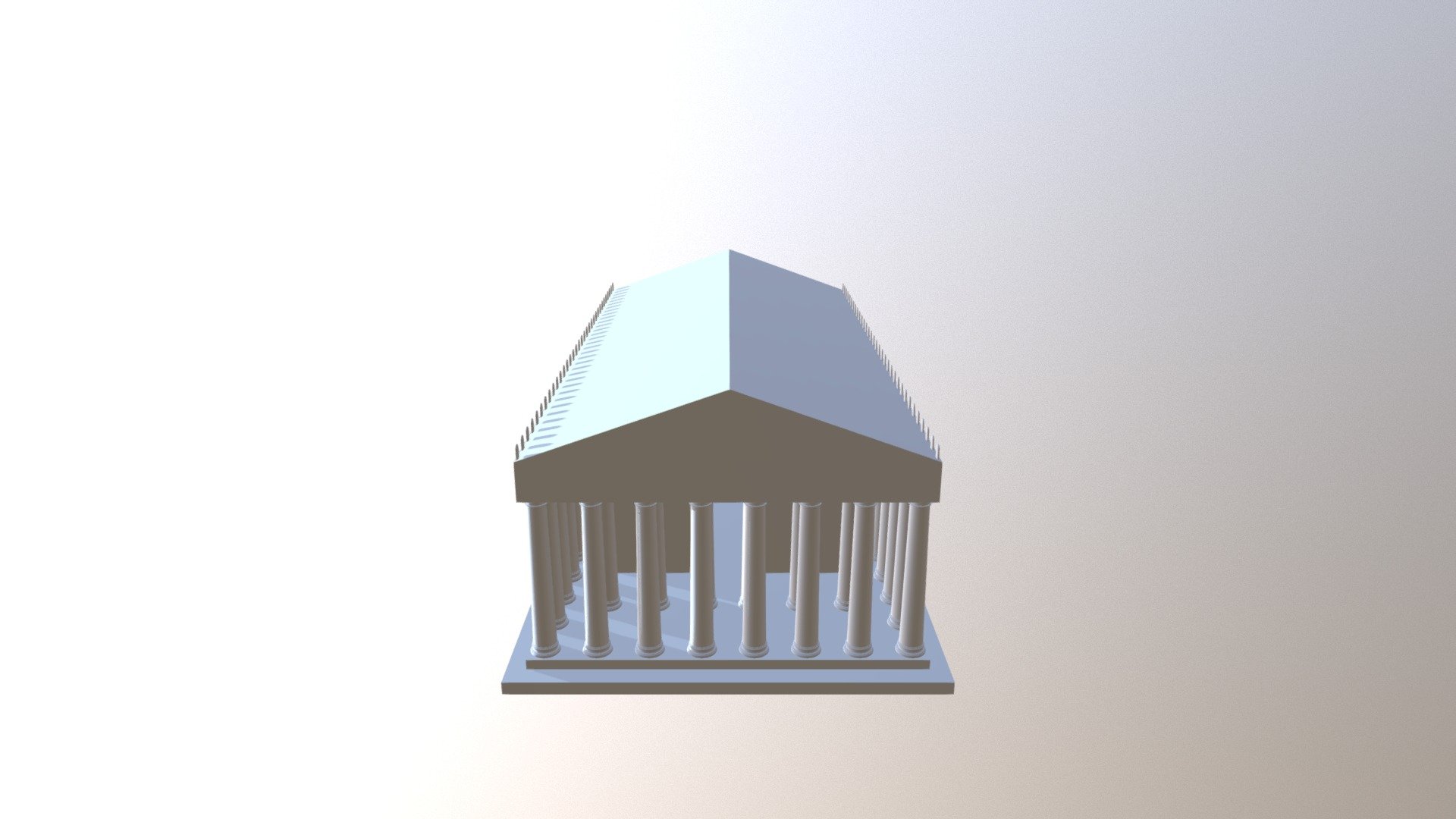 Parthenon - 3D model by ColtonMir [a7d7018] - Sketchfab