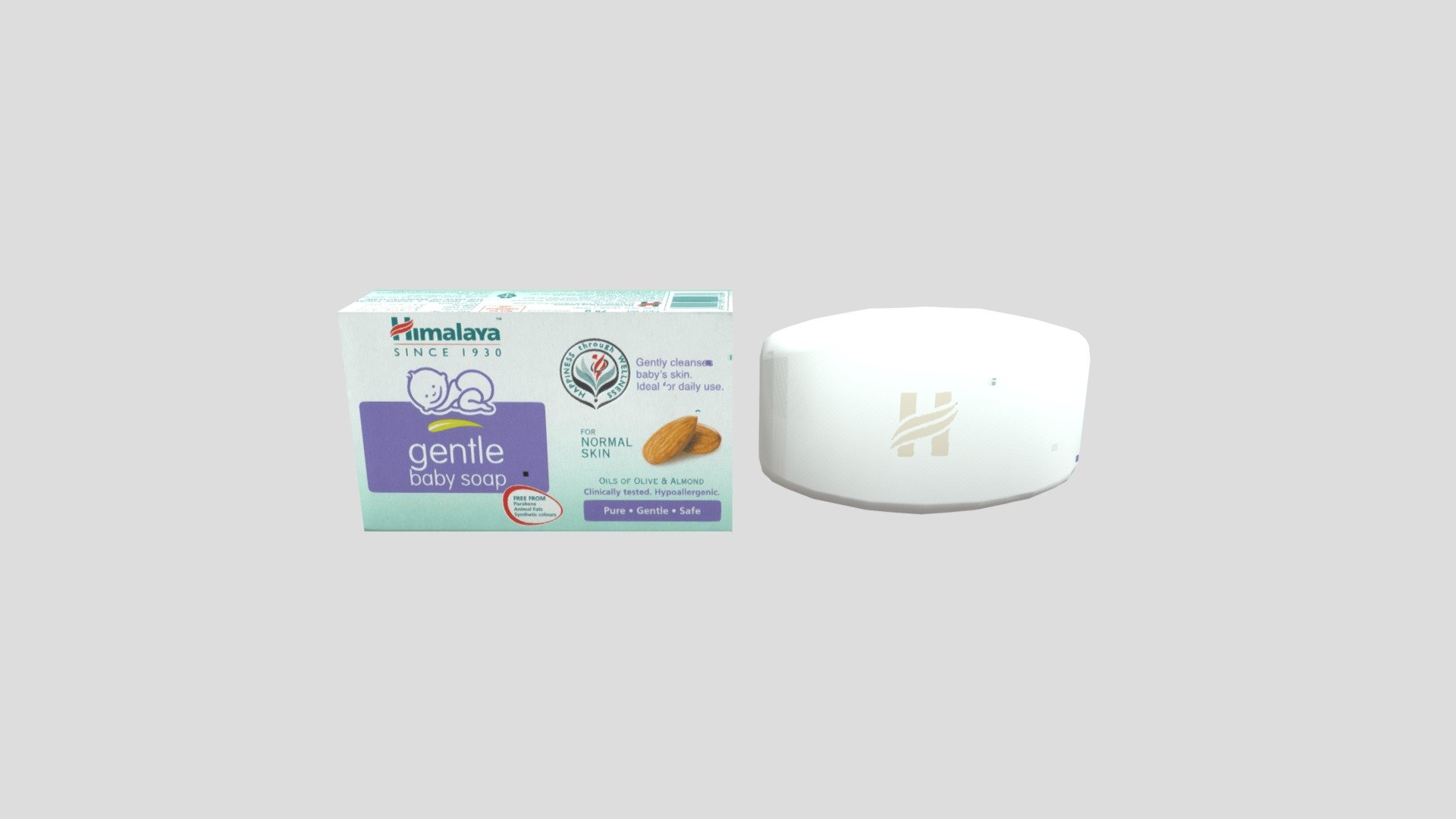 Himalaya Baby Soap - 3D model by Dreamsoft Innovations Private Limited ...