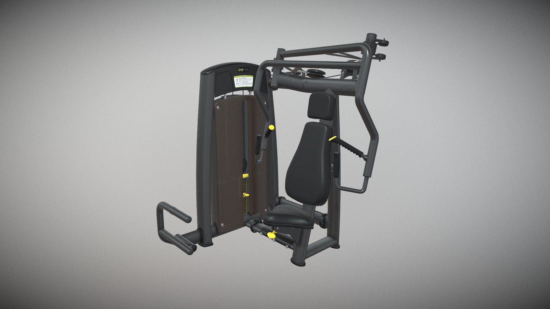CHEST PRESS - 3D model by supersport-fitness [a7d8a47] - Sketchfab