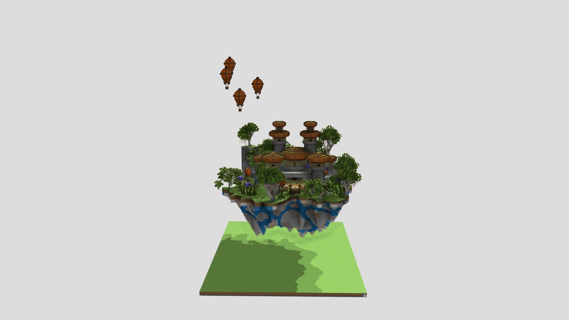 Orange Balloon Hub - 130x130 - 3D model by Senior Studios ...