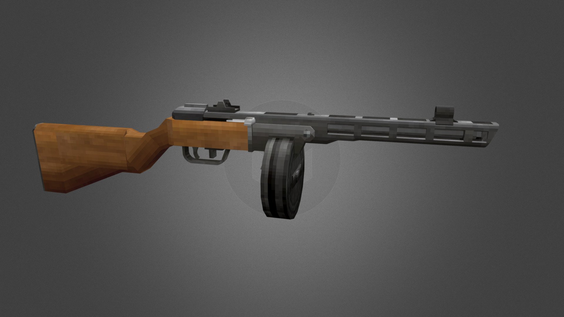 PPSh-41 - Download Free 3D model by thebradqq [a7d9e6b] - Sketchfab