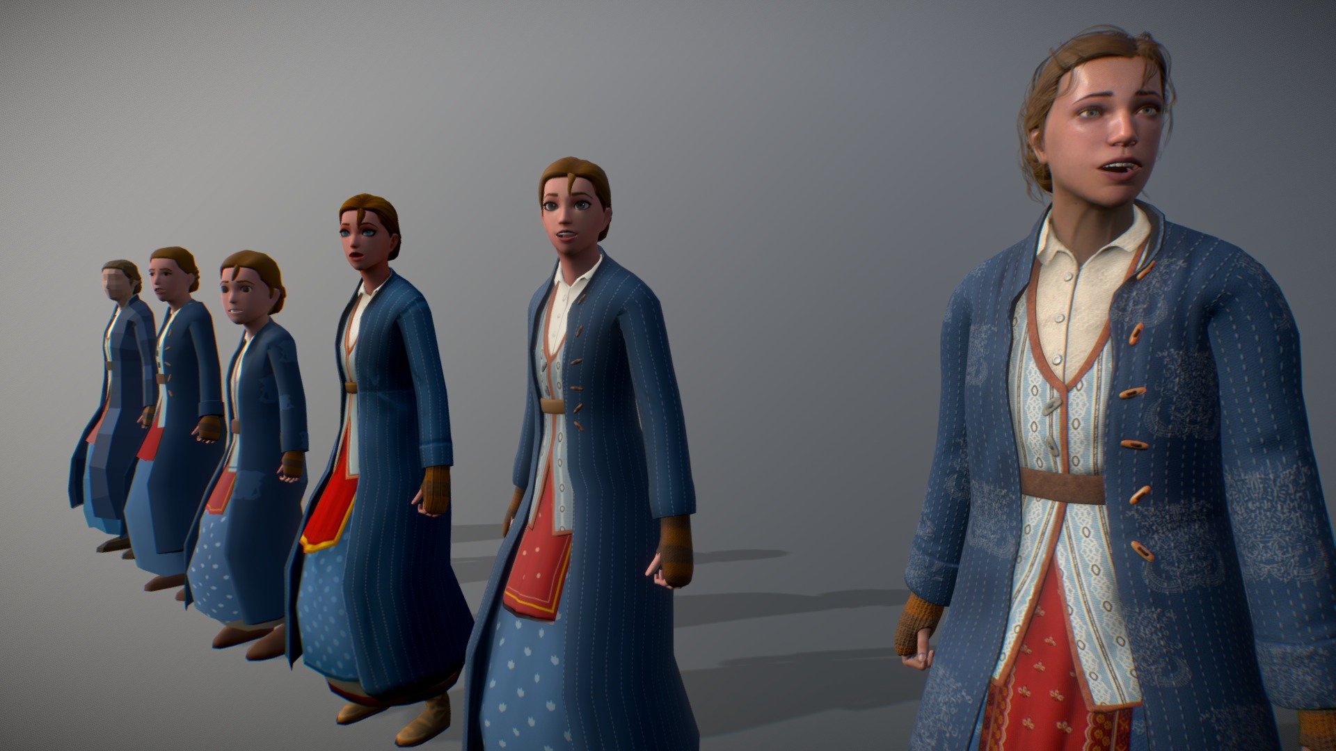 Character Stylization Study - 3D model by corruptedhelios [a7db57c ...