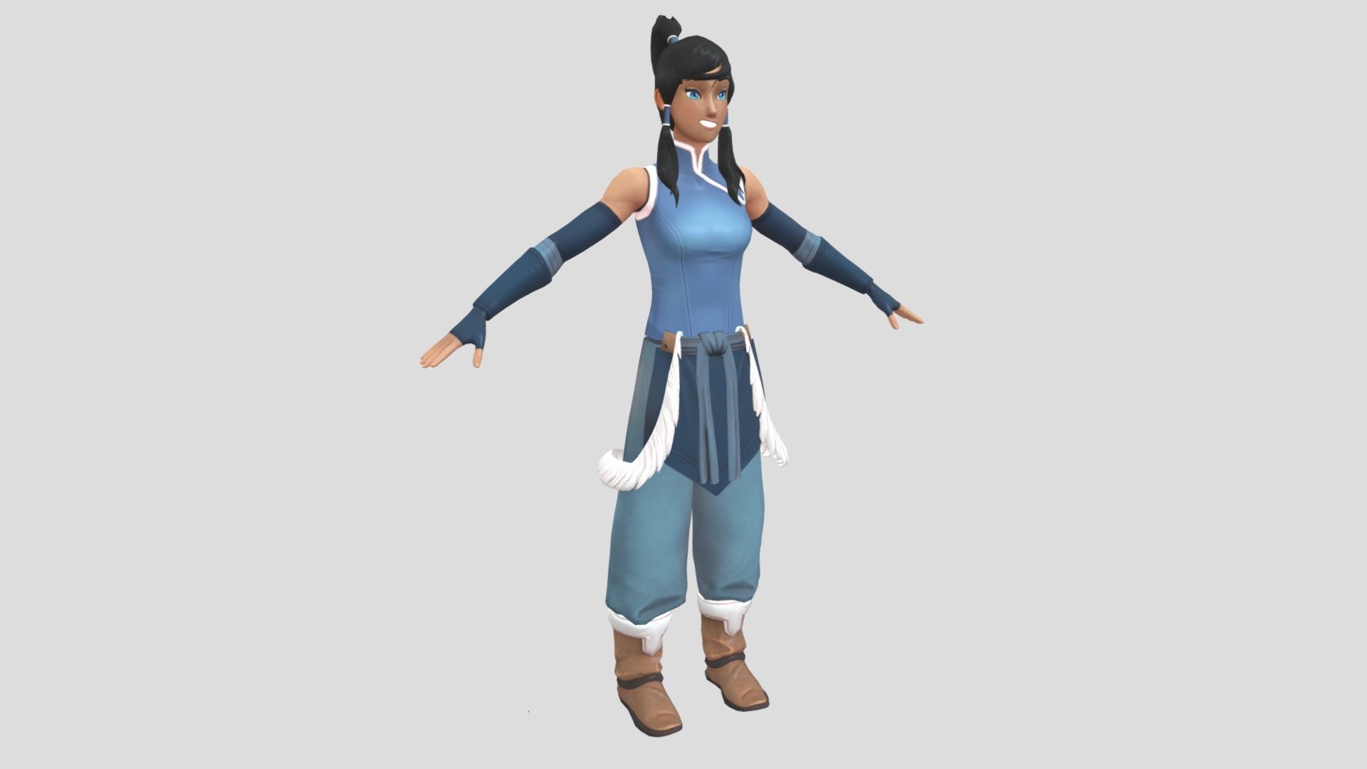 NASB - Korra Costume Alternate - Download Free 3D model by SMF Features ...