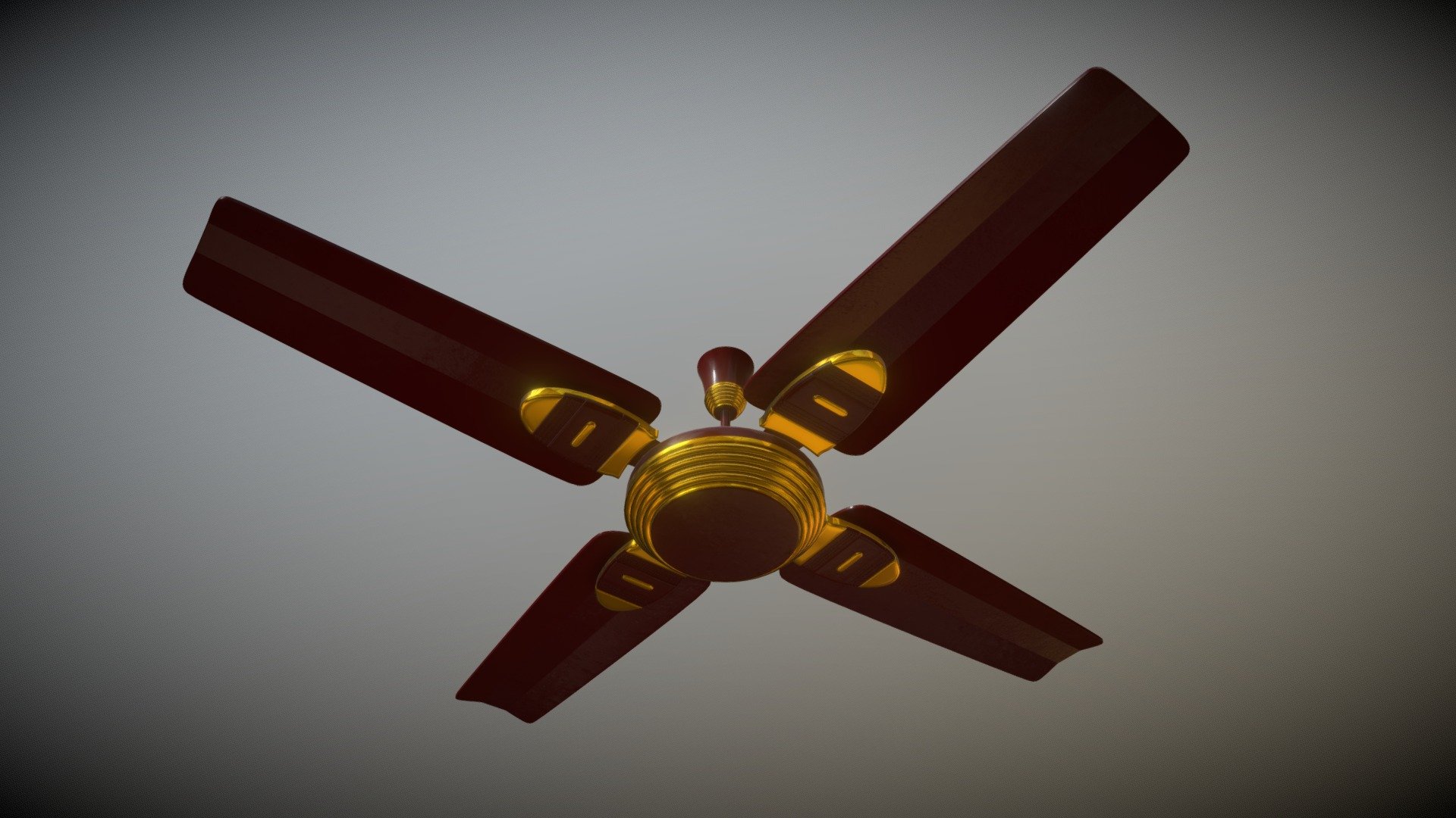 Ceiling Fan 02 - Buy Royalty Free 3D model by Misam Ali Rizvi ...