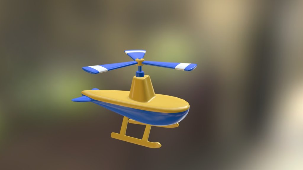 Toy Helicopter - 3D model by Nat (@natton) [a7dd7e5] - Sketchfab