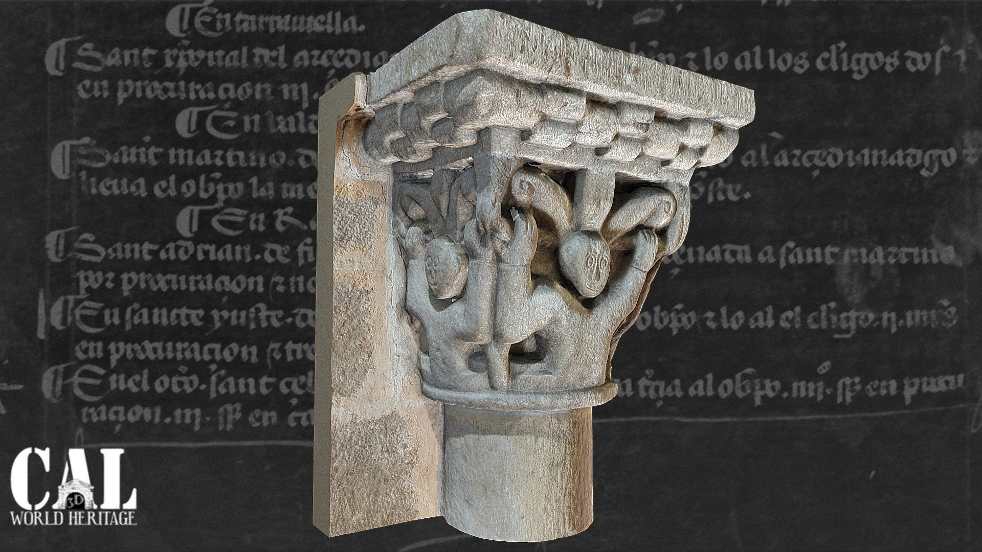 Capitel historiado - Ig. San Martín (optimizado) - 3D model by luiscoya [a7ddd93] - Sketchfab