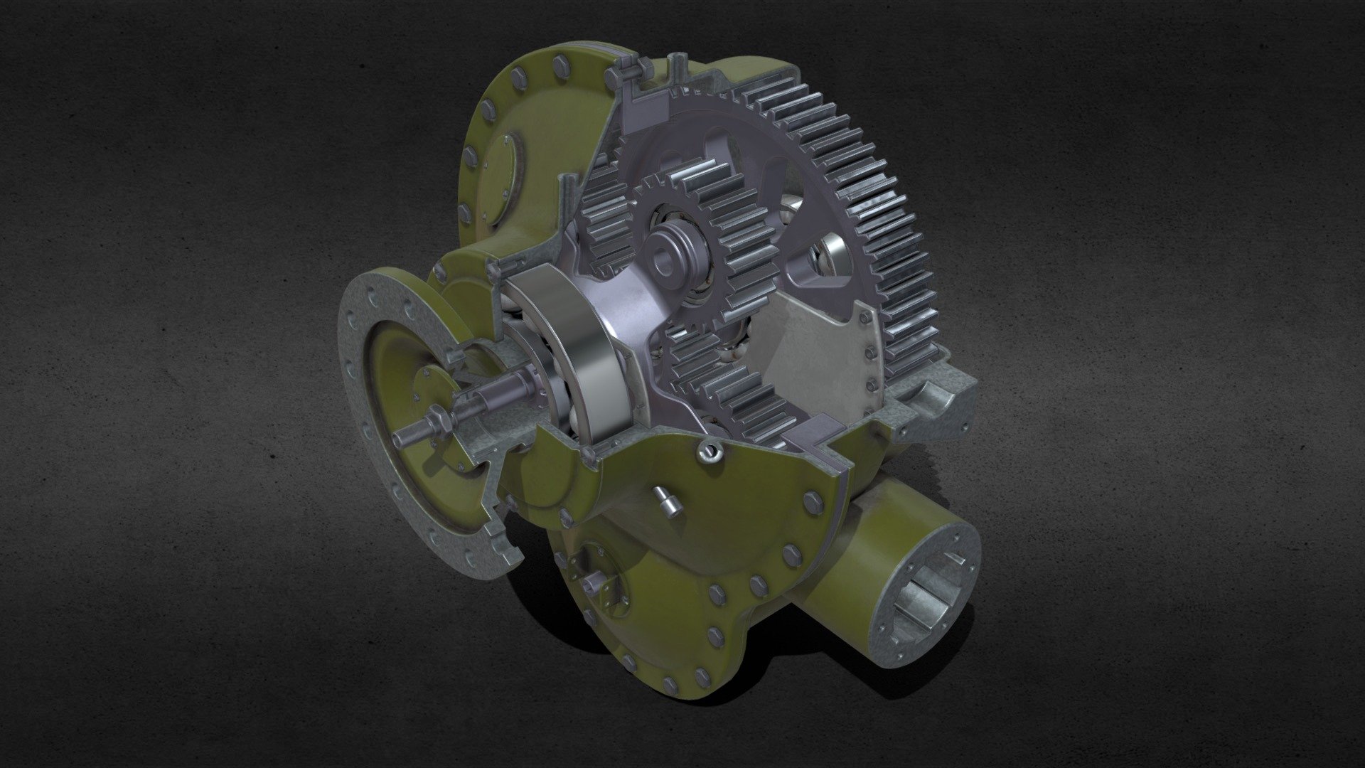 Planetary gear - Download Free 3D model by chiwei (@chiwei2333 ...