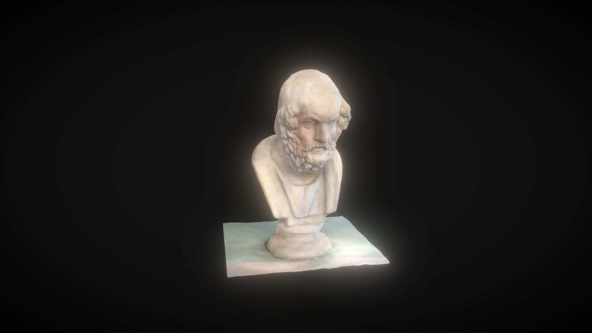 Homer (Homeros) - Ancient Greek Poet - 3D model by Zaid Abuissa (@zaid ...