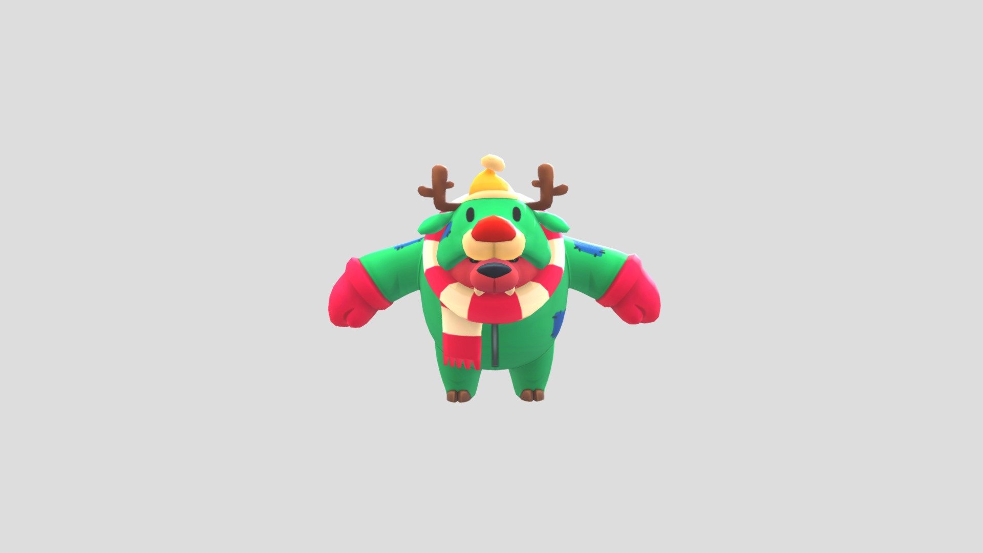 Red Nose Bruce - Download Free 3D model by RacerGG210 [a7e19ff] - Sketchfab