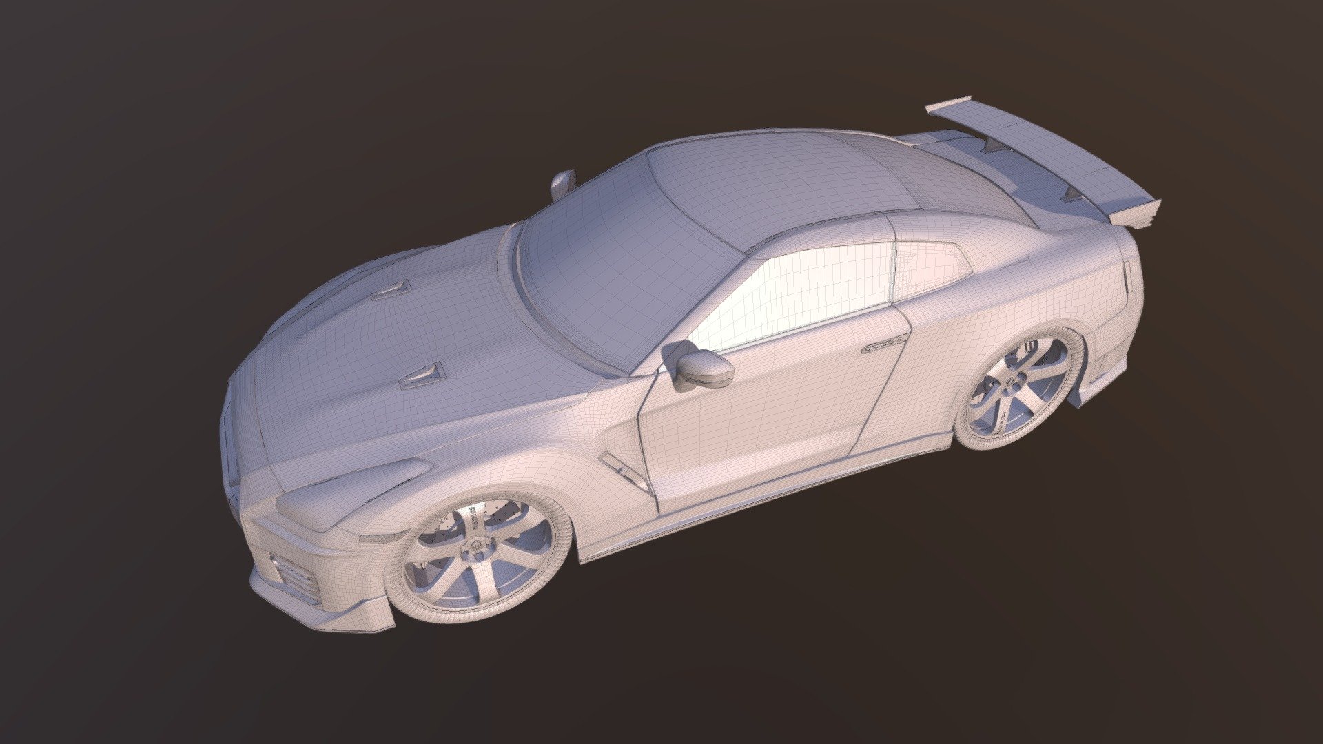 Nissan GTR Nismo Blend - 3D model by SLGA (@slga101) [a7e3122] - Sketchfab