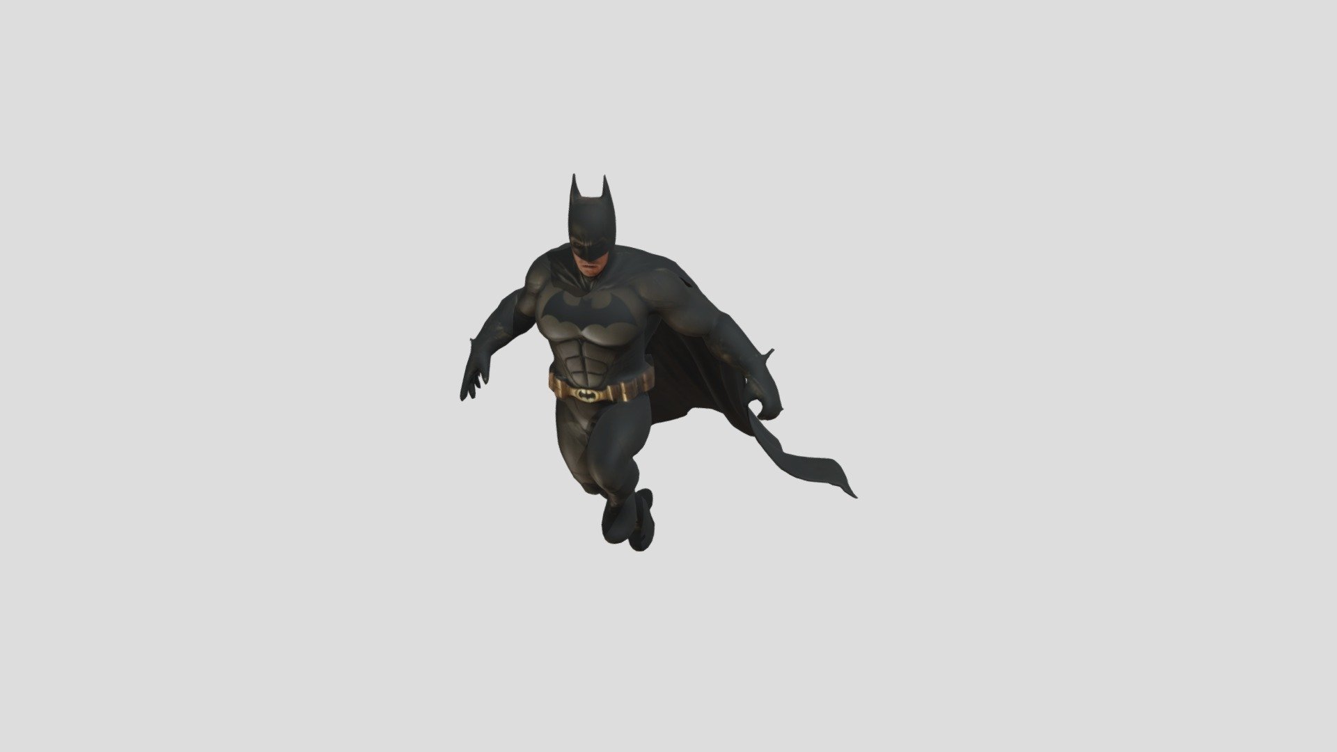 Batman flying - 3D model by rich.allen1976 [a7e385e] - Sketchfab