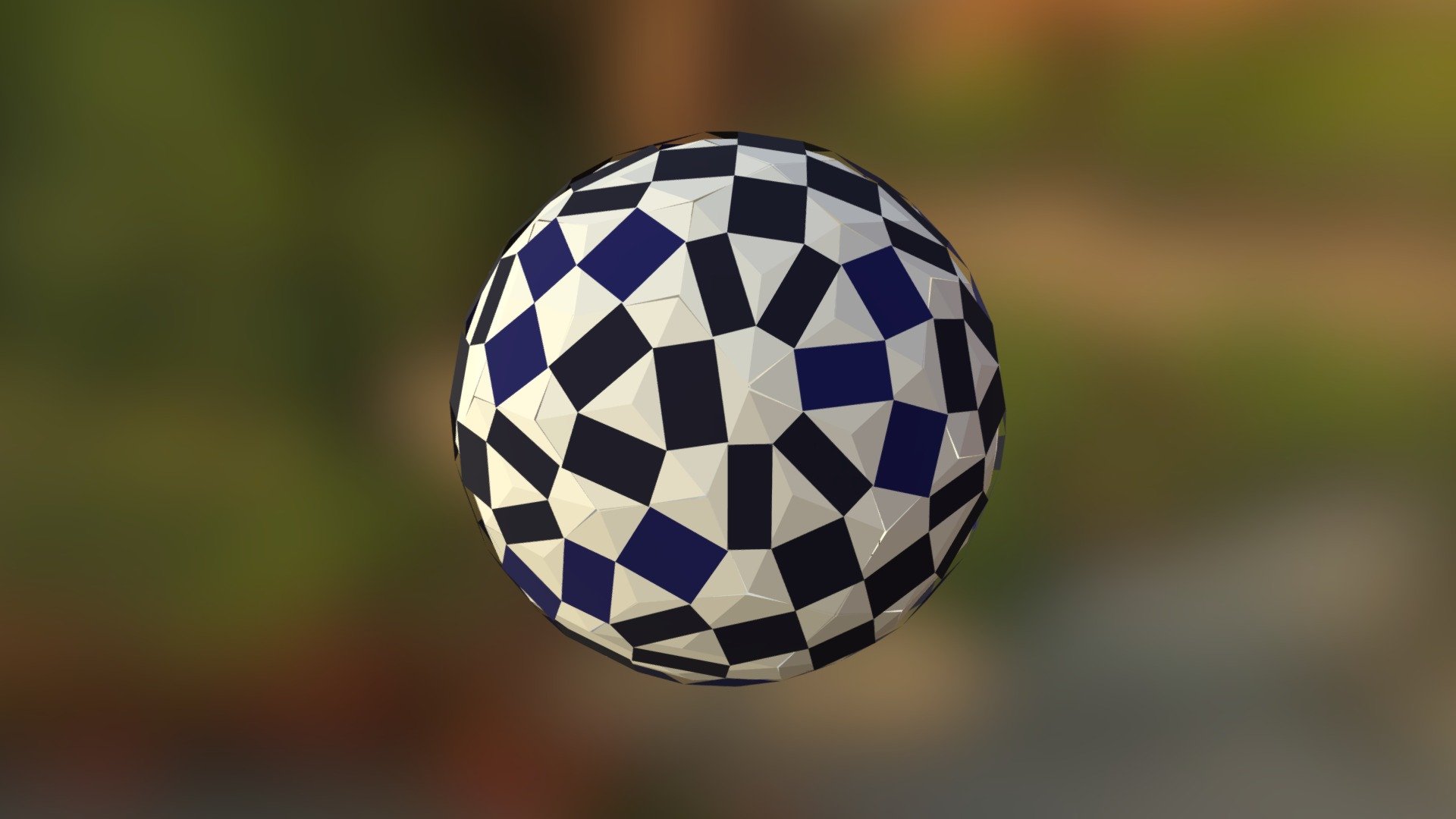 Cubemoved Spherical Rhombus Tiling - 3D model by yoshiaki.araki ...