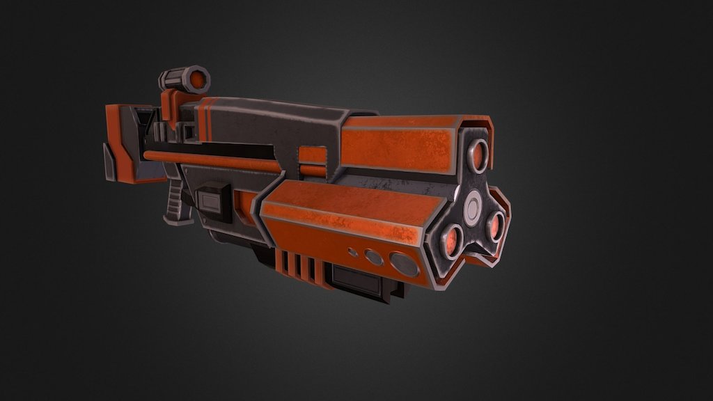 Laser Rifle - 3D model by nlutchy (@nlutchner) [a7e410b] - Sketchfab