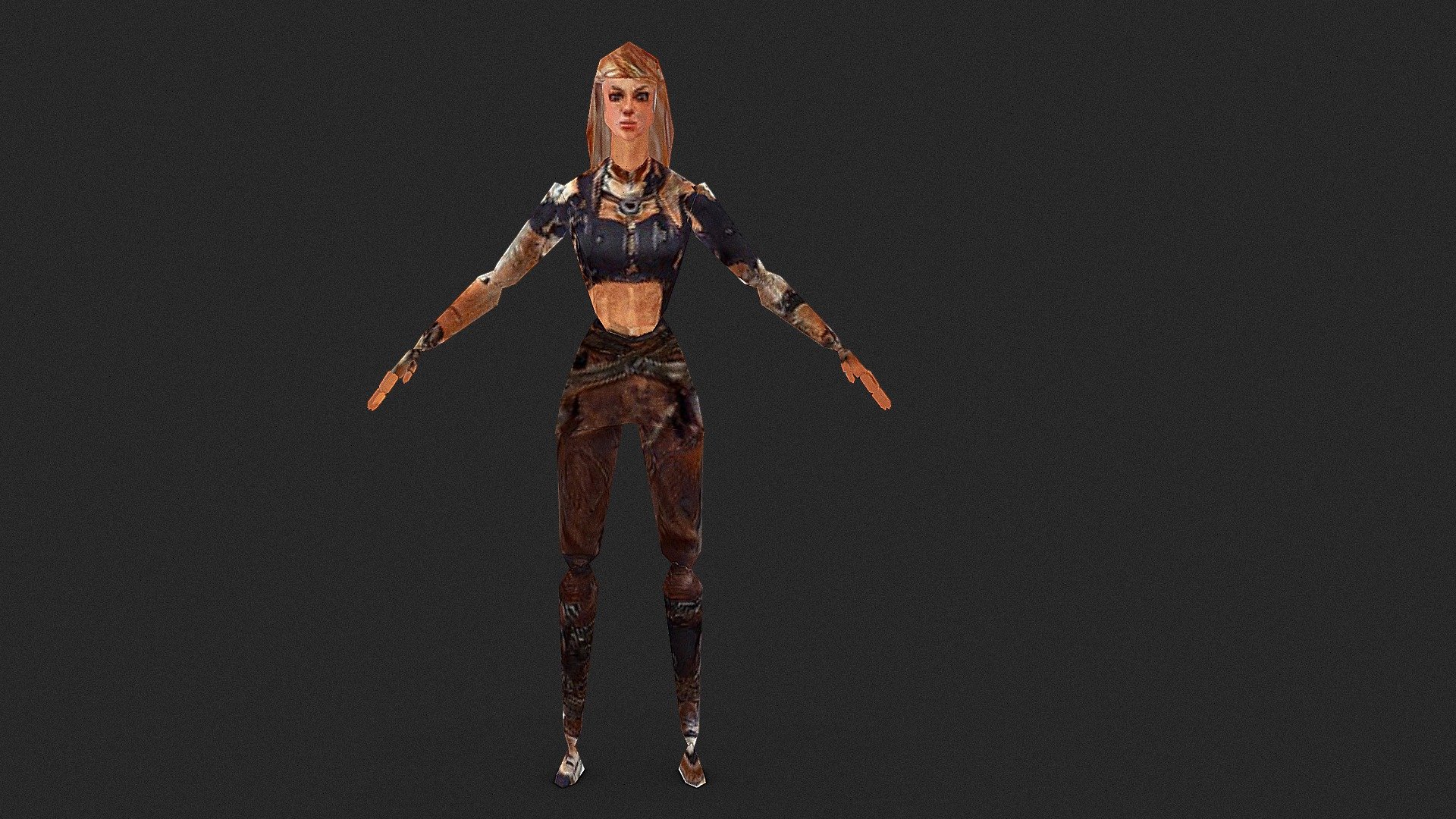 PS Style Fantasy Female Character Test Viewing - 3D model by owowowsam ...