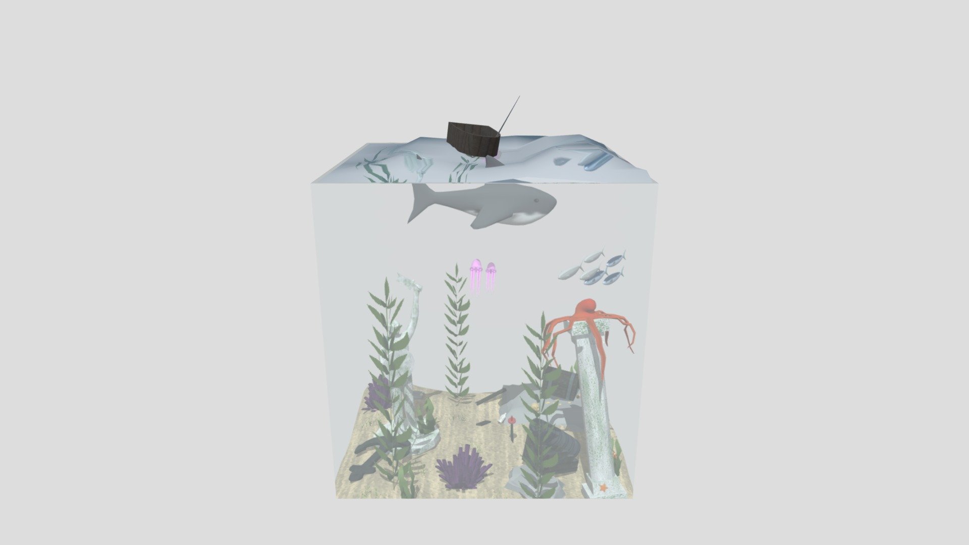 Underwater Final - 3D model by Avidwilsonvi [a7e49ca] - Sketchfab