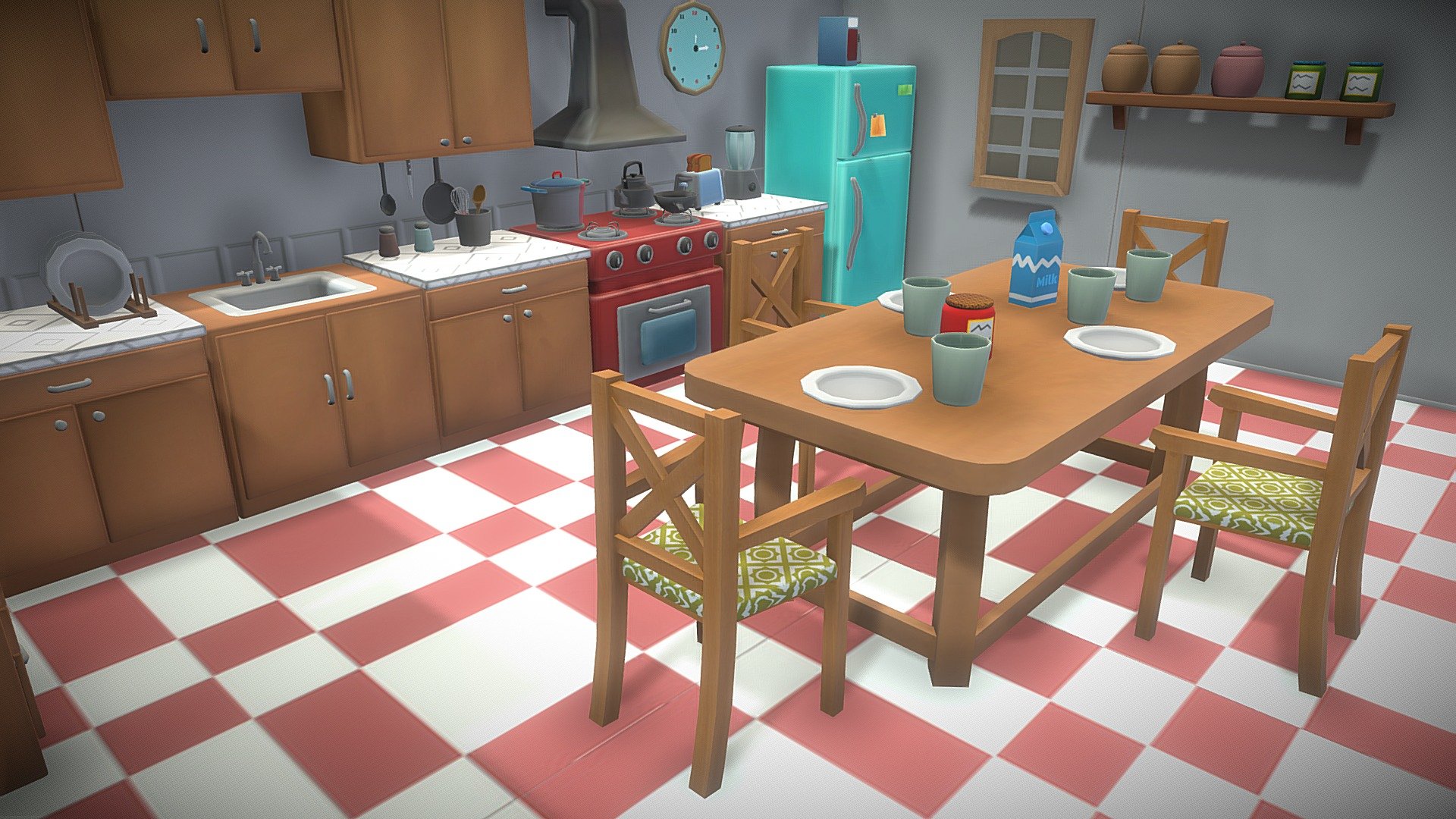 Stylized Home Package - Buy Royalty Free 3D model by luka00 [a7e5949 ...