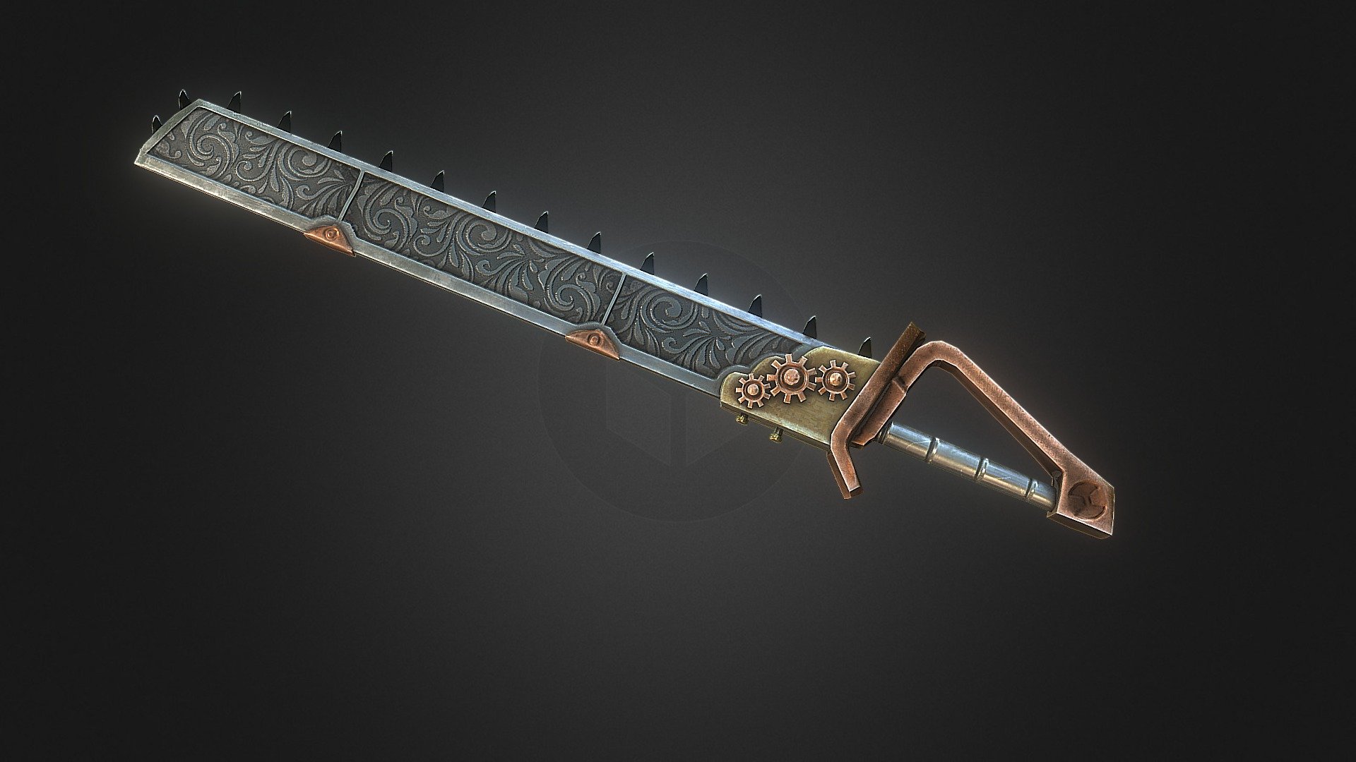 Ornate Chainsword - 3D model by Portalarium [a7e9219] - Sketchfab