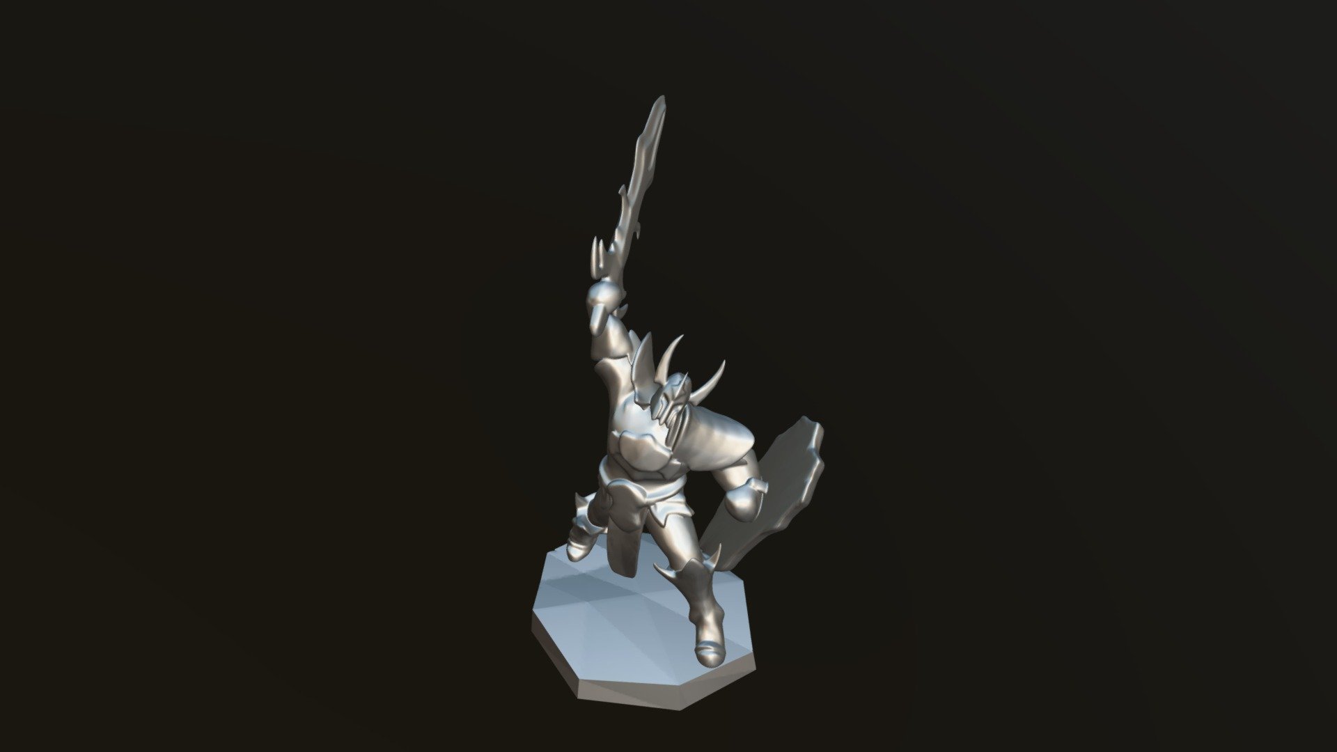 Model #6 Dark Knight - 3D model by Amin Adukov (@Aminchok) [a7e975e ...
