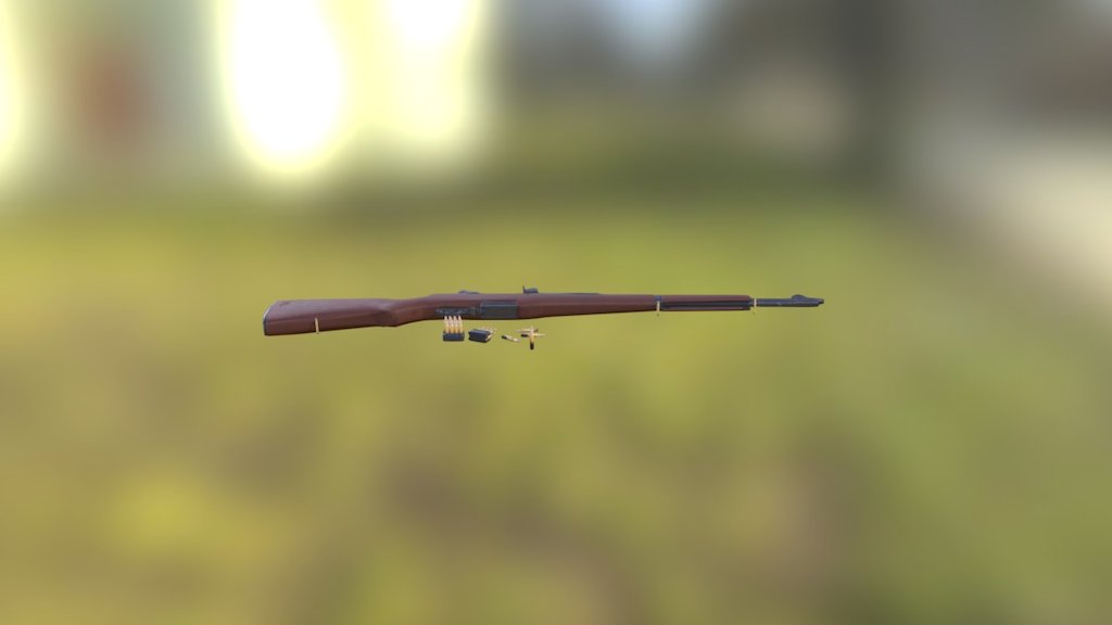 m1 Garand - 3D model by koenvdb [a7e9f0d] - Sketchfab