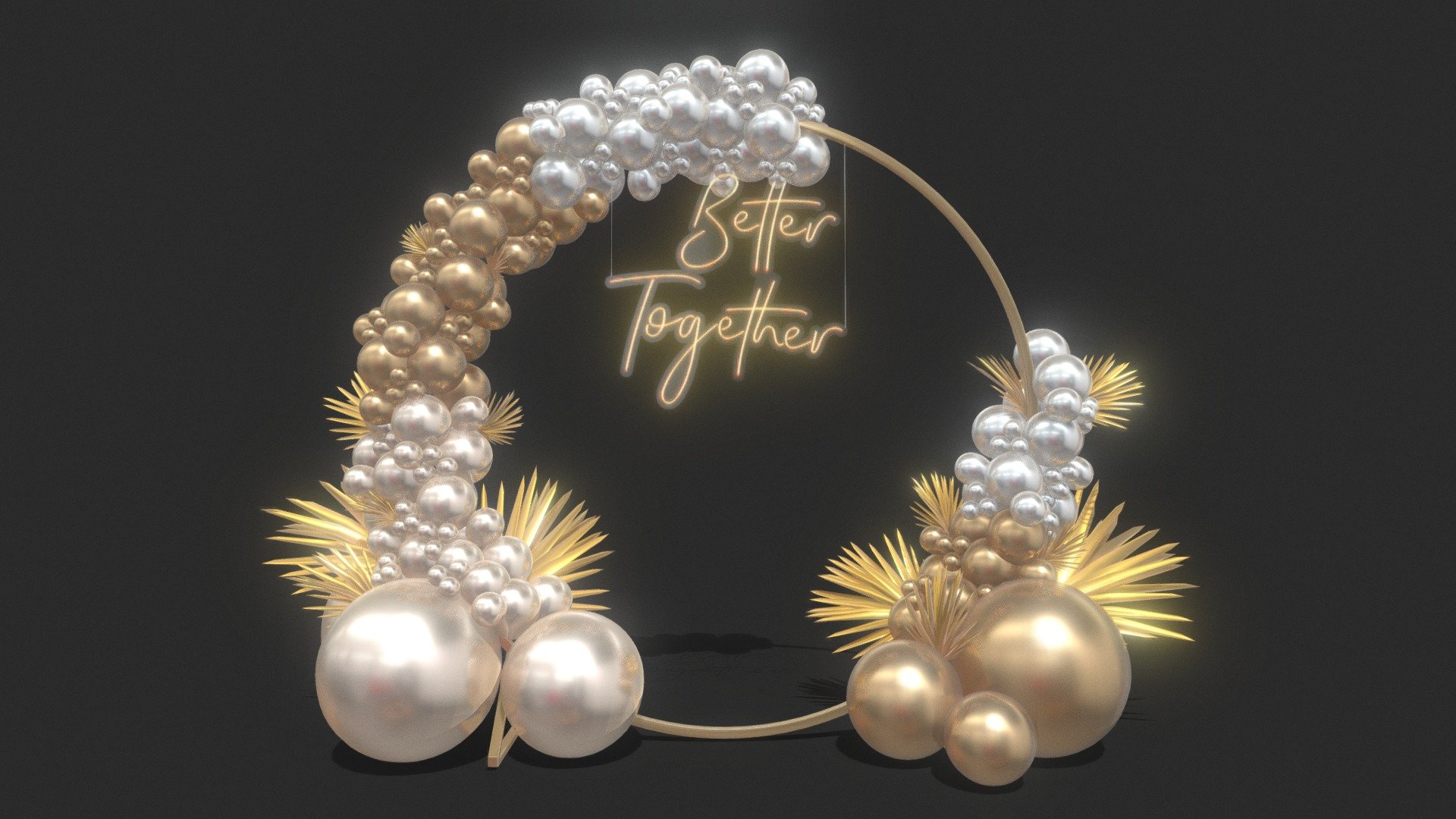 Balloon Arch 3 - 3D model by NEONPLEX [a7eab42] - Sketchfab