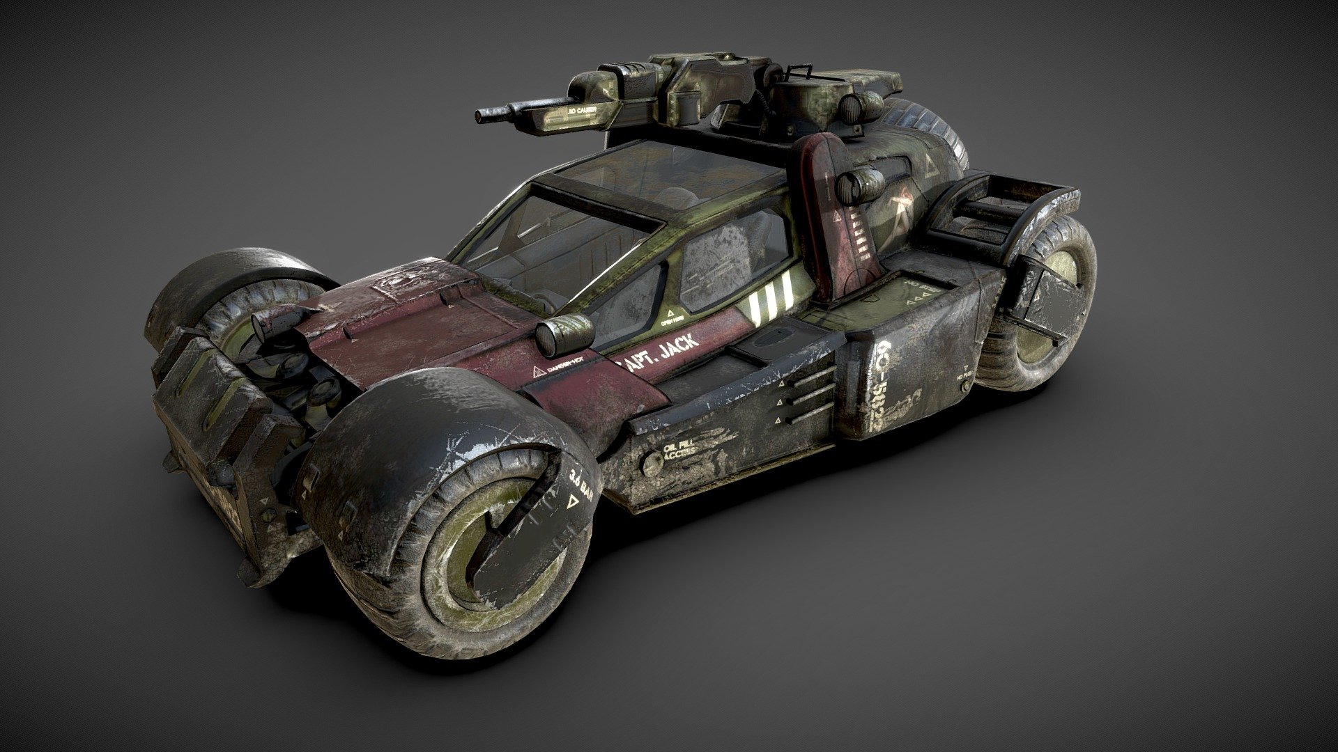 Quake vehicle. - 3D model by Szántai István (@szantai) [a7eb9b7 ...