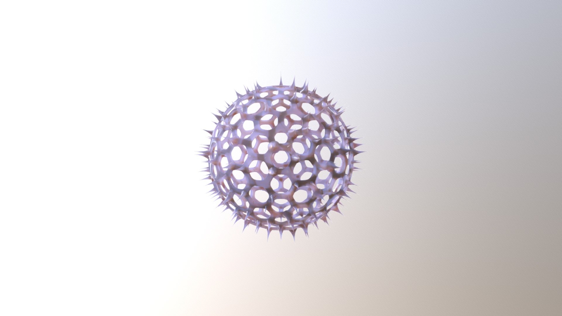Spiked diatom - 3D model by Jeff Brice (@jeffbrice) [a7ebecc] - Sketchfab