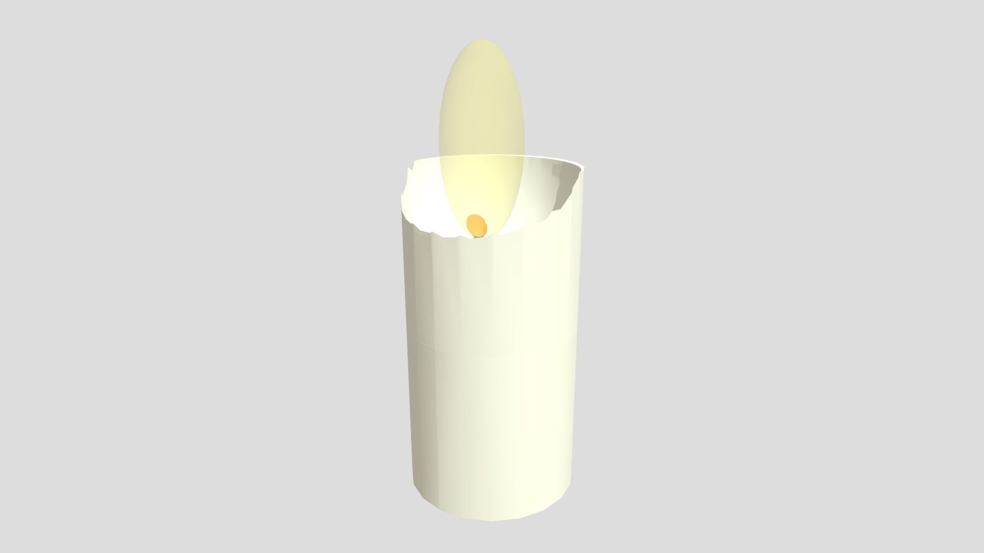A candel - Download Free 3D model by m-Savage [a7edeb1] - Sketchfab
