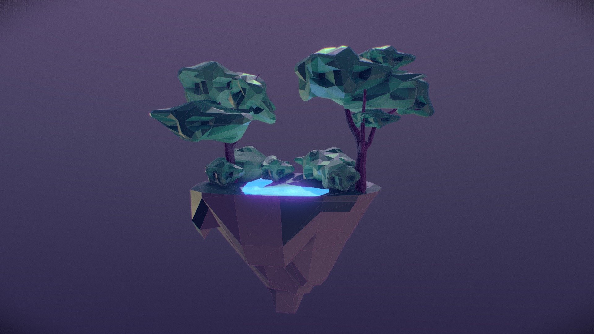 Floating island - Download Free 3D model by Cozmoth [a7ee833] - Sketchfab