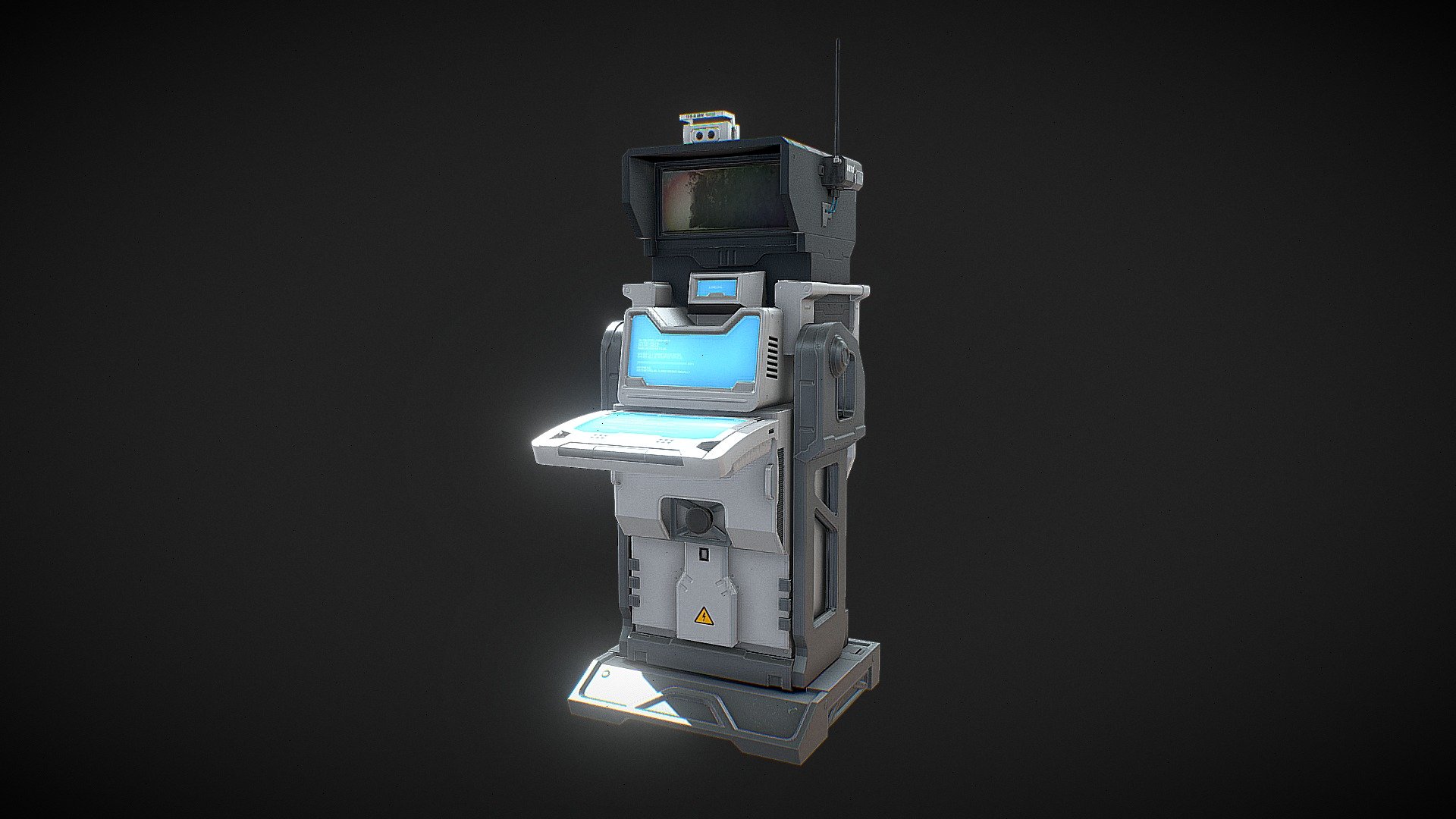 Sci-fi Terminal - 3D model by Enkhee Mongoljin (@enkheem) [a7ee8ca ...