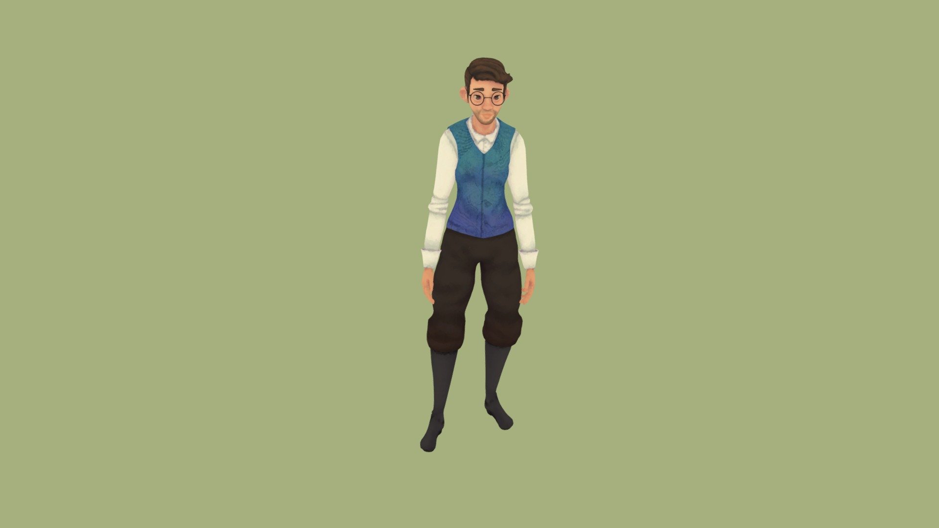 Game character | Gregory - 3D model by Joyce R. Zon (@jrochel97 ...